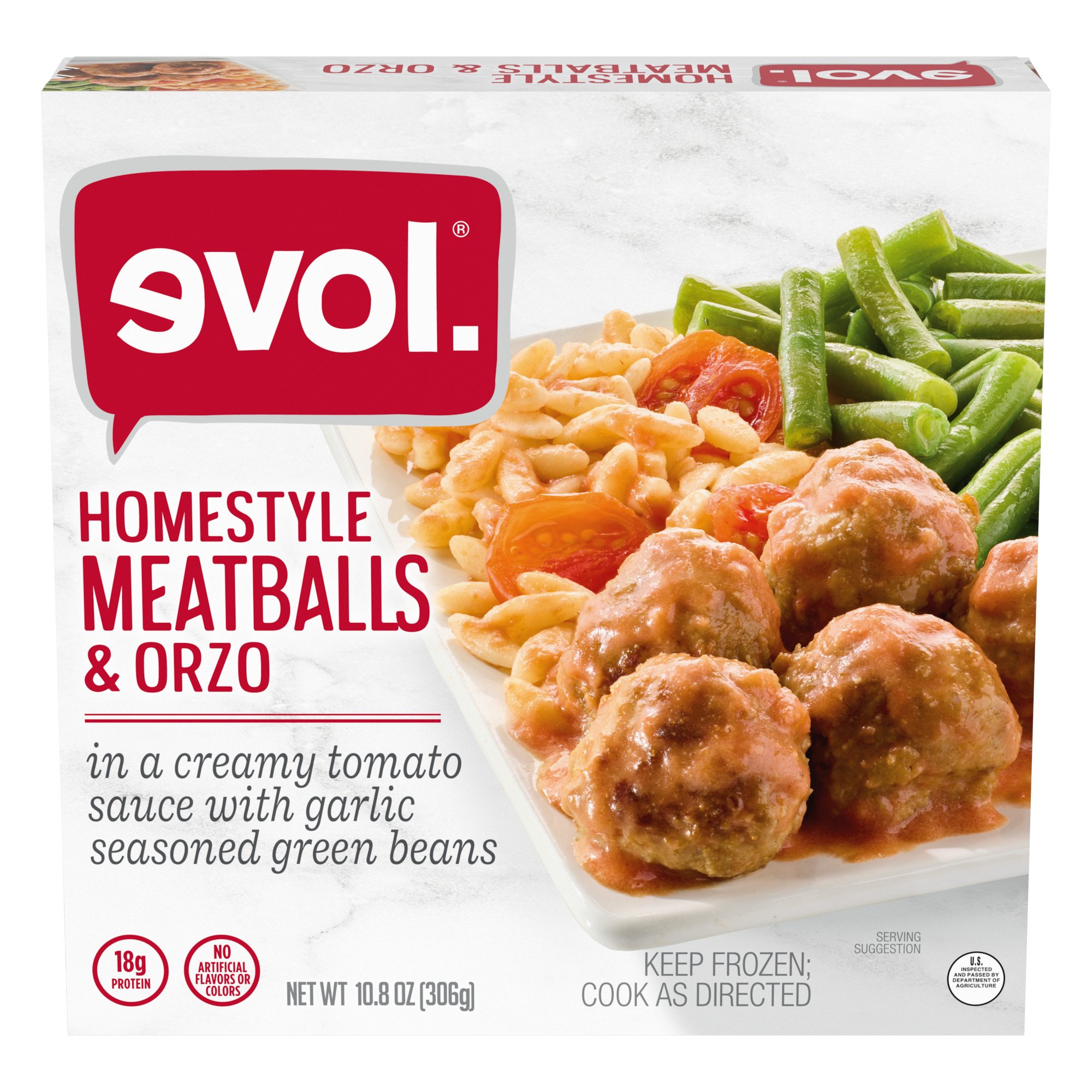 EVOL Homestyle Meatball & Orzo - Shop Entrees & sides at H-E-B
