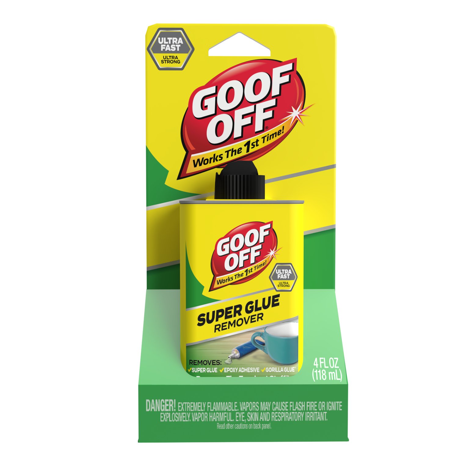 Goof Off Super Glue Remover - Shop Adhesives & tape at H-E-B