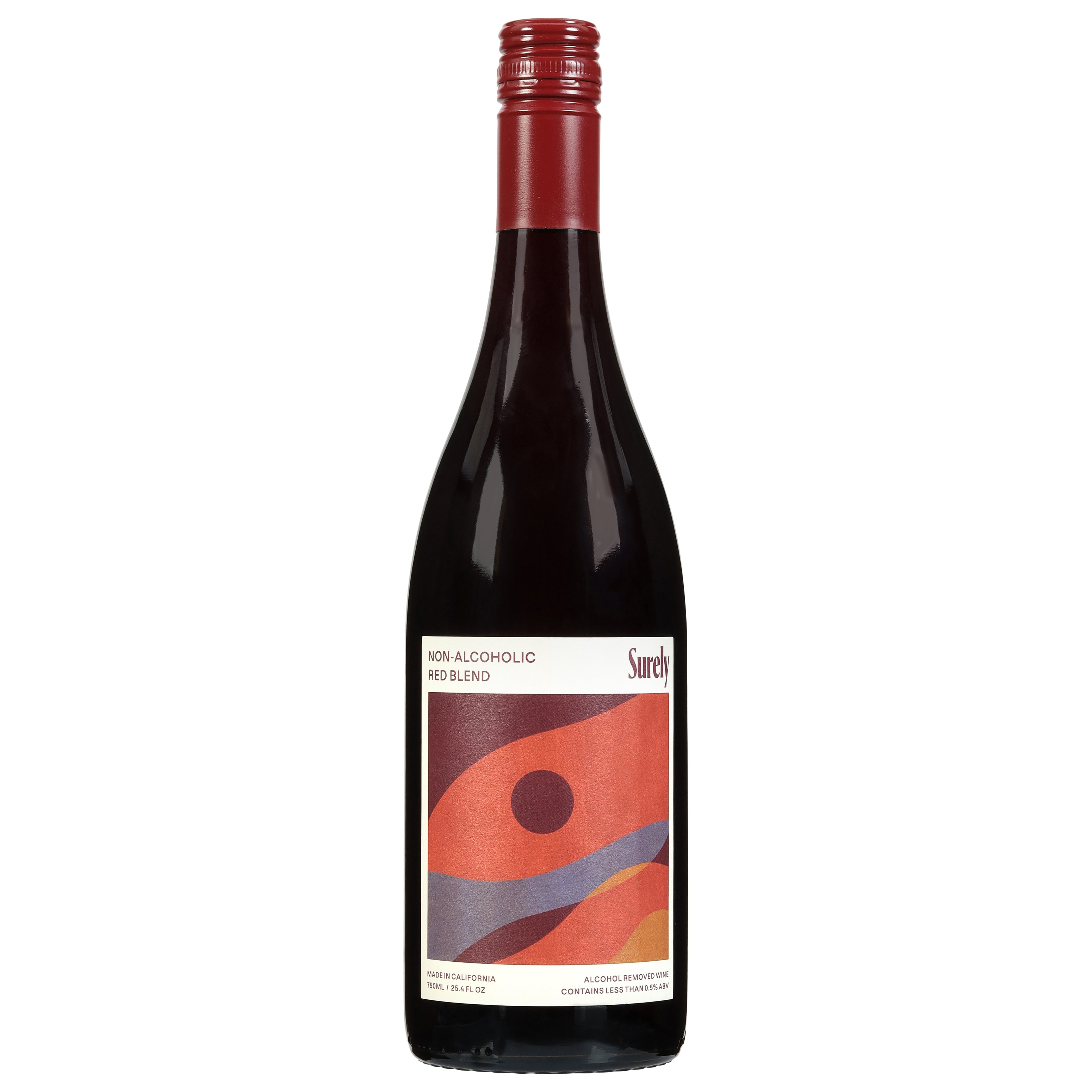 Surely Red Blend Non Alcoholic Wine, 750 mL | Central Market - Really ...