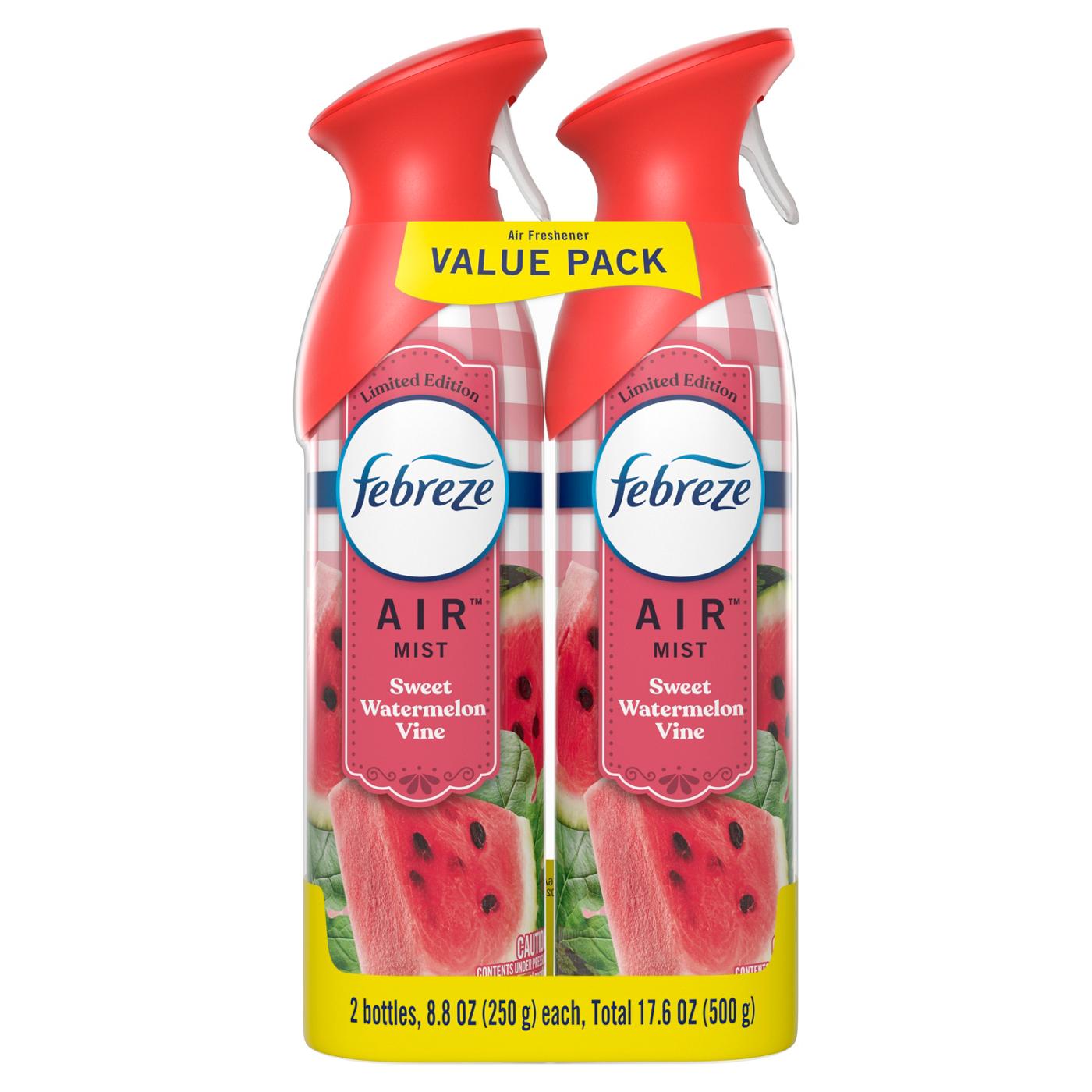 Febreze Air Freshener Odor-Fighting Room Spray - Sweet Watermelon Vine ...