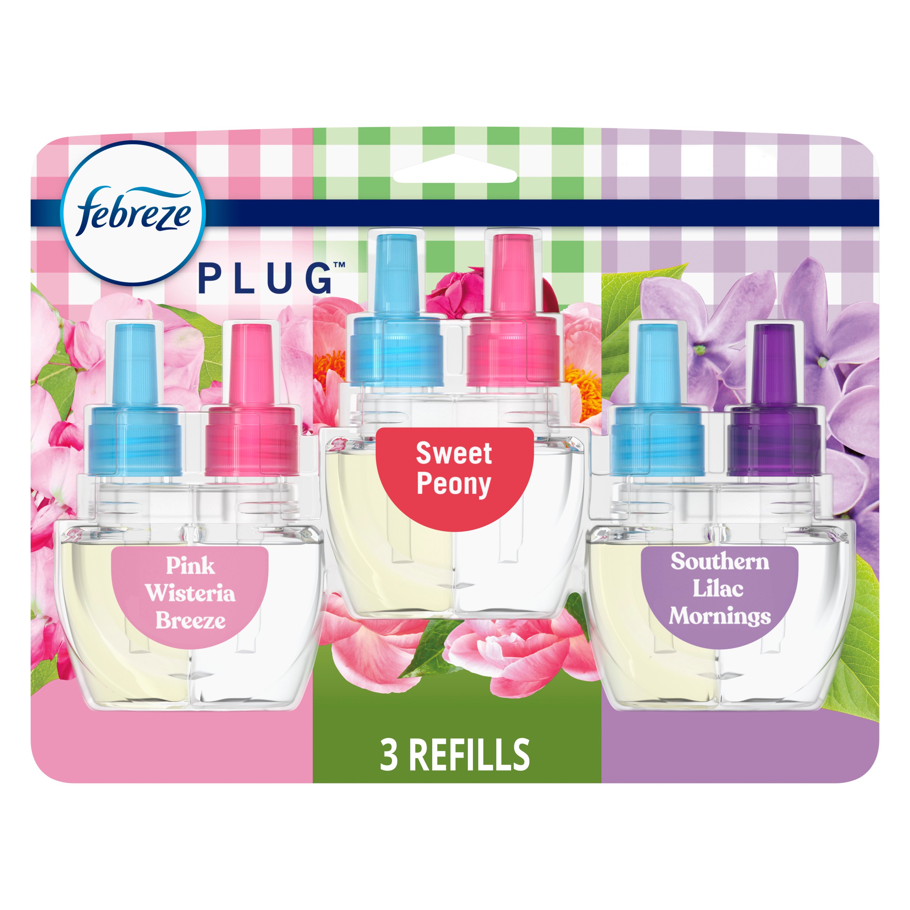 Febreze Plug In Air Freshener Scented Oil Refill - Spring Floral Mix ...