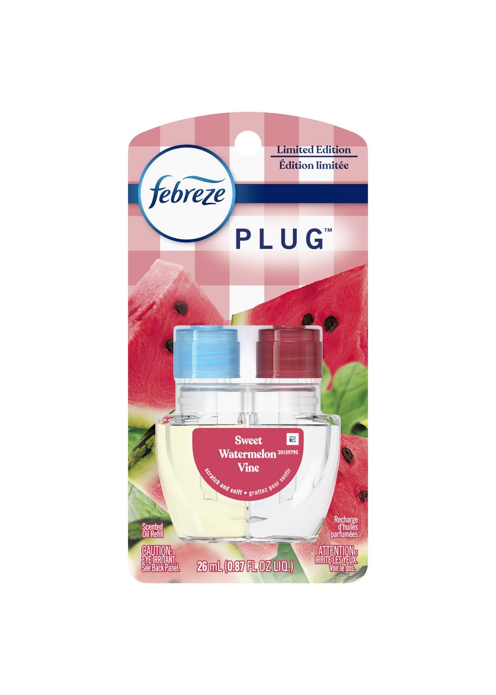 Febreze Plug Scented Oil Refill - Sweet Watermelon Vine - Shop Air ...