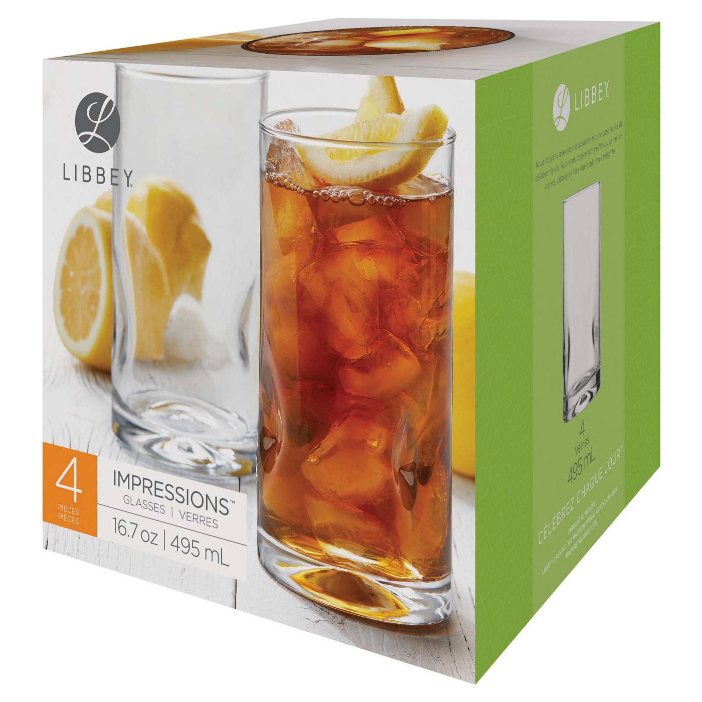 Libbey Impressions Glass Set, 4 Pk - Shop Glasses & Mugs at H-E-B