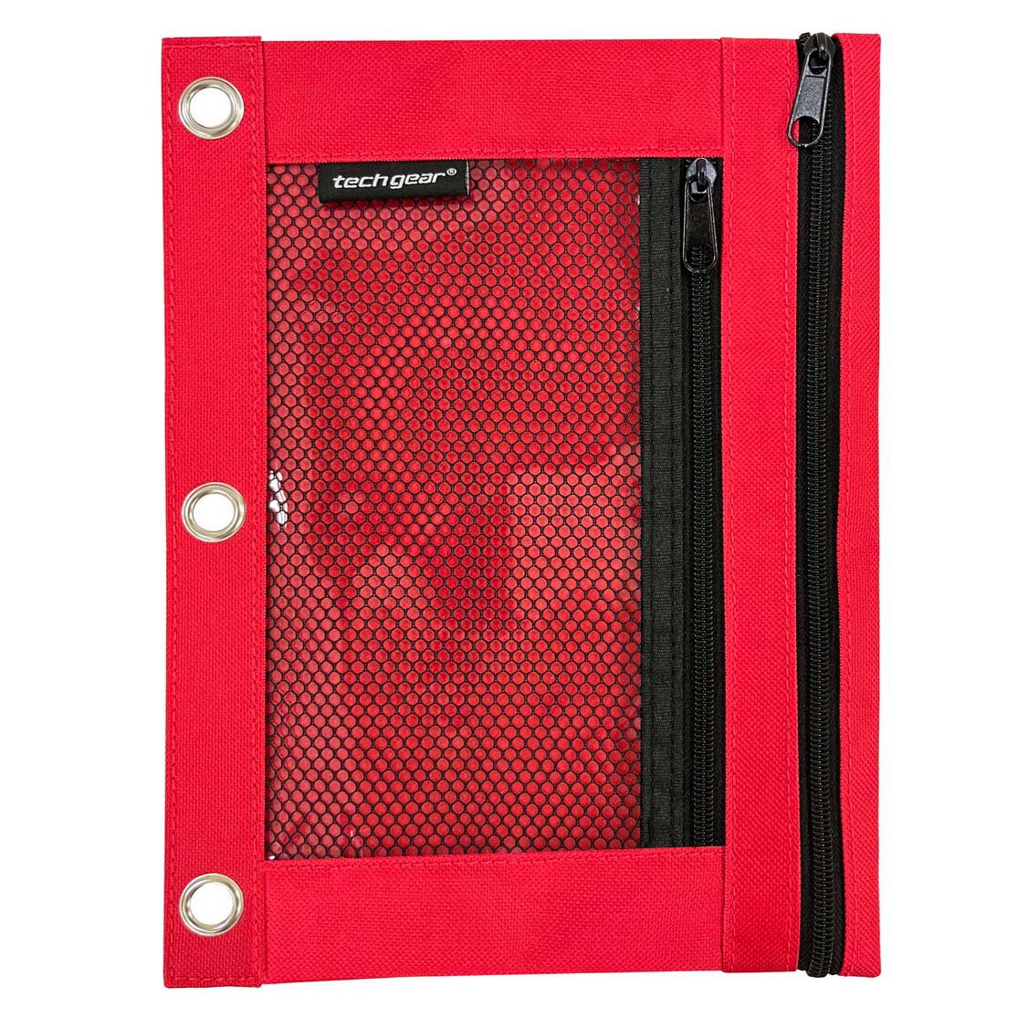 Tech Gear Binder Pouch Plus - Red - Shop Pencil cases at H-E-B