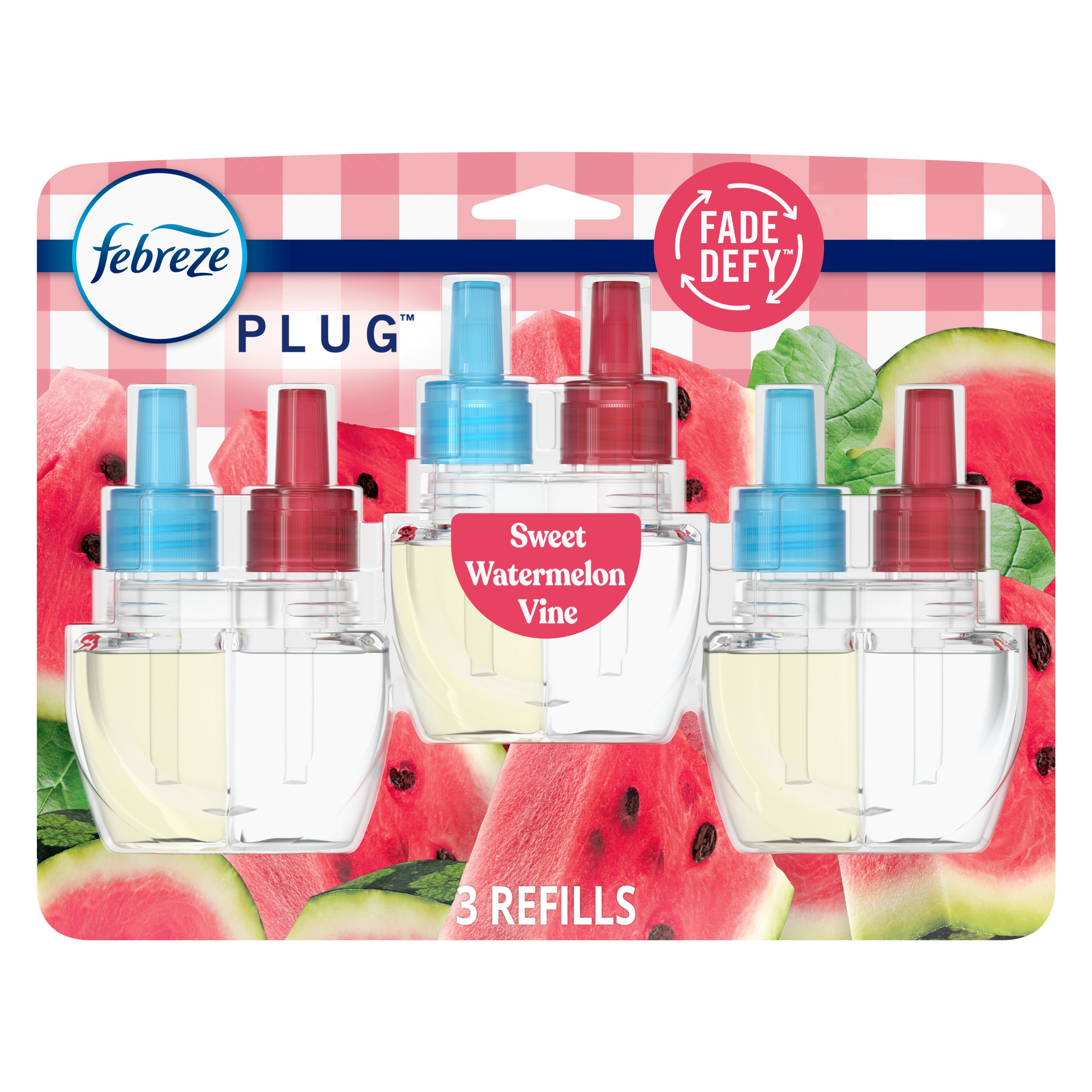 Febreze Plug In Air Freshener Scented Oil Refill - Sweet Watermelon ...