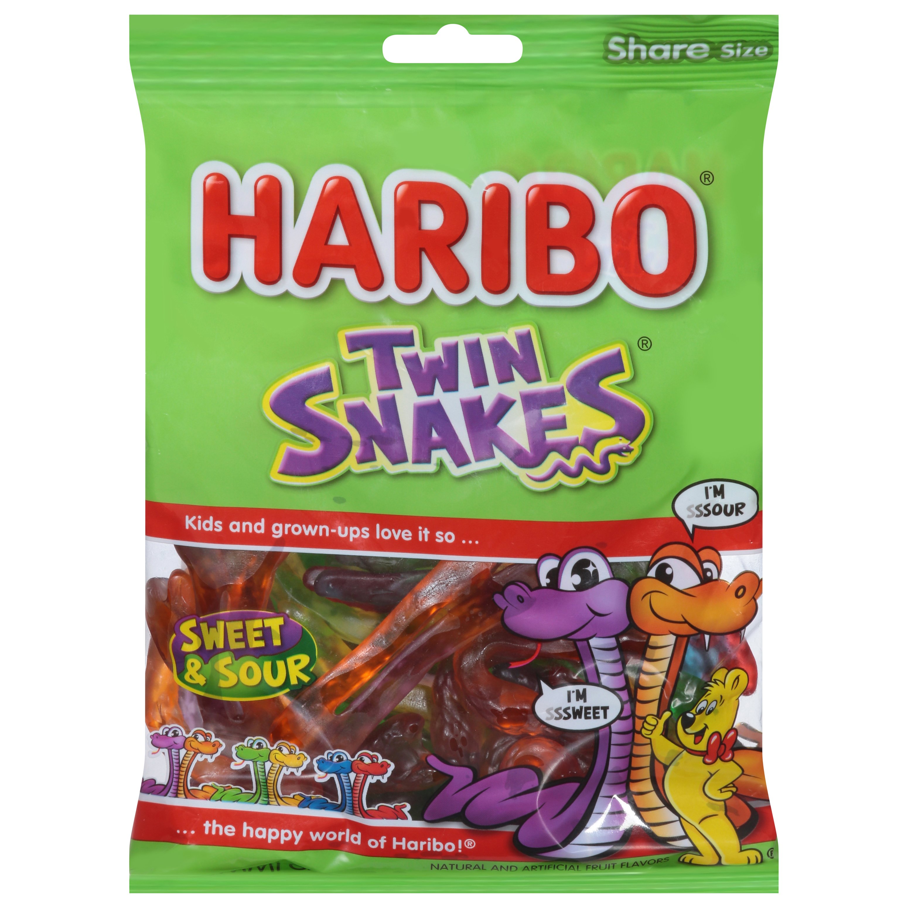 Haribo Twin Snakes Gummi Candy - Share Size - Shop Candy at H-E-B