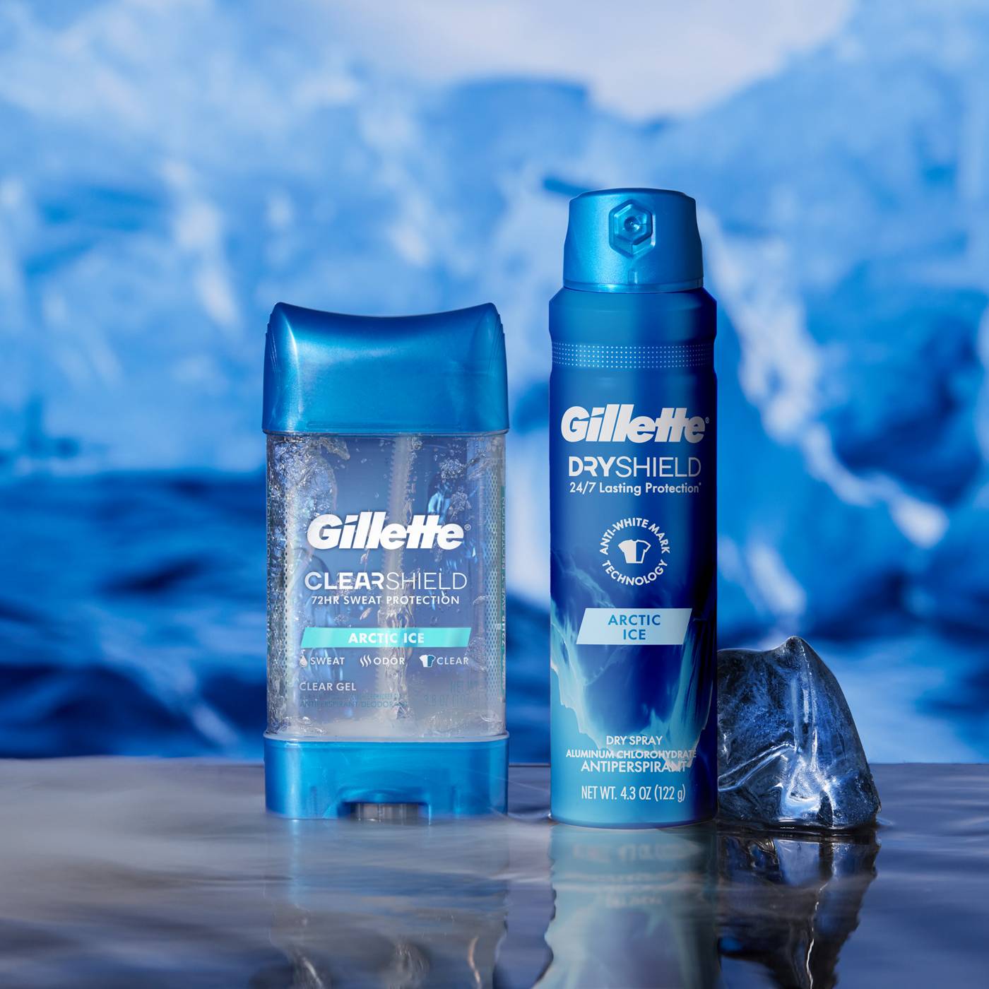Gillette Dryshield Antiperspirant Dry Spray - Arctic Ice - Shop ...