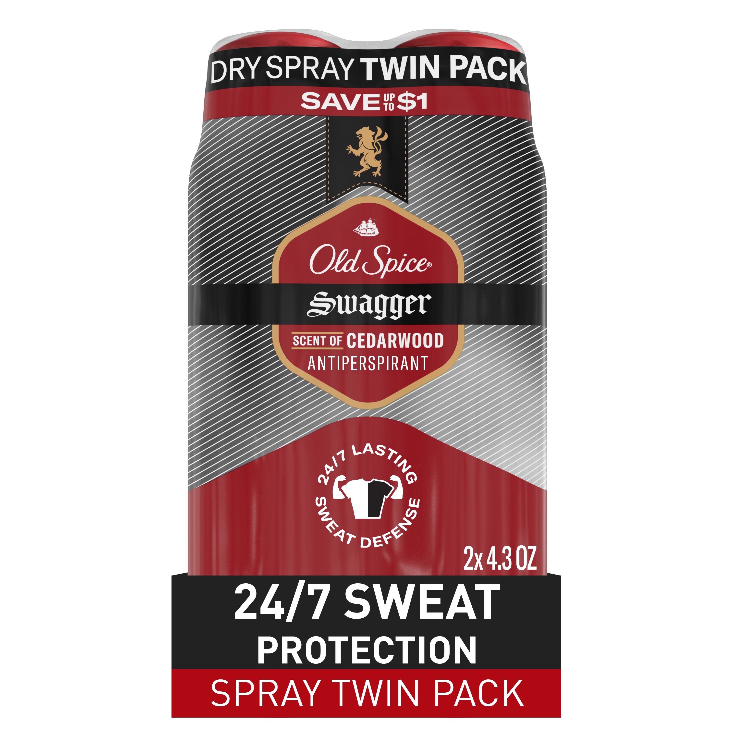 Old Spice Antiperspirant Dry Spray - Swagger - Shop Deodorant ...