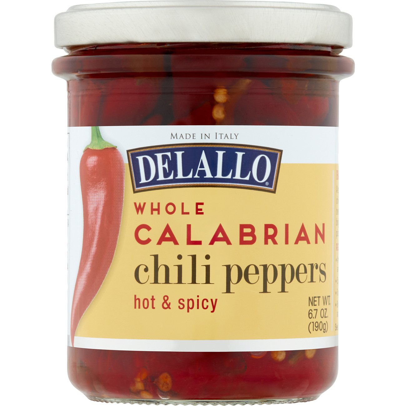 DeLallo Whole Calabrian Chili Peppers - Shop Peppers at H-E-B