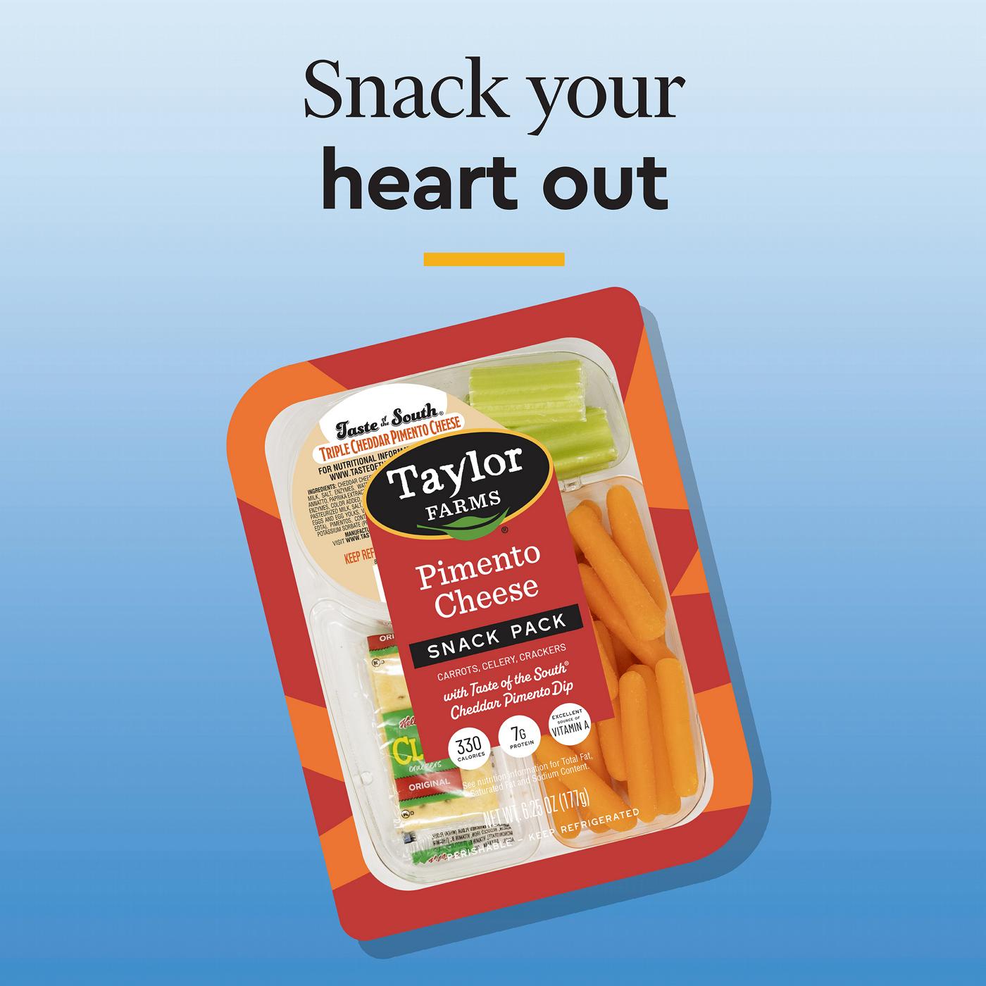 Taylor Farms Pimento Cheese Snack Pack - Shop Snack trays at H-E-B