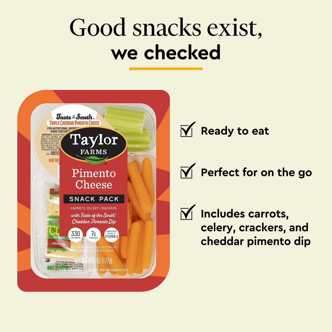 Taylor Farms Pimento Cheese Snack Pack - Shop Snack trays at H-E-B