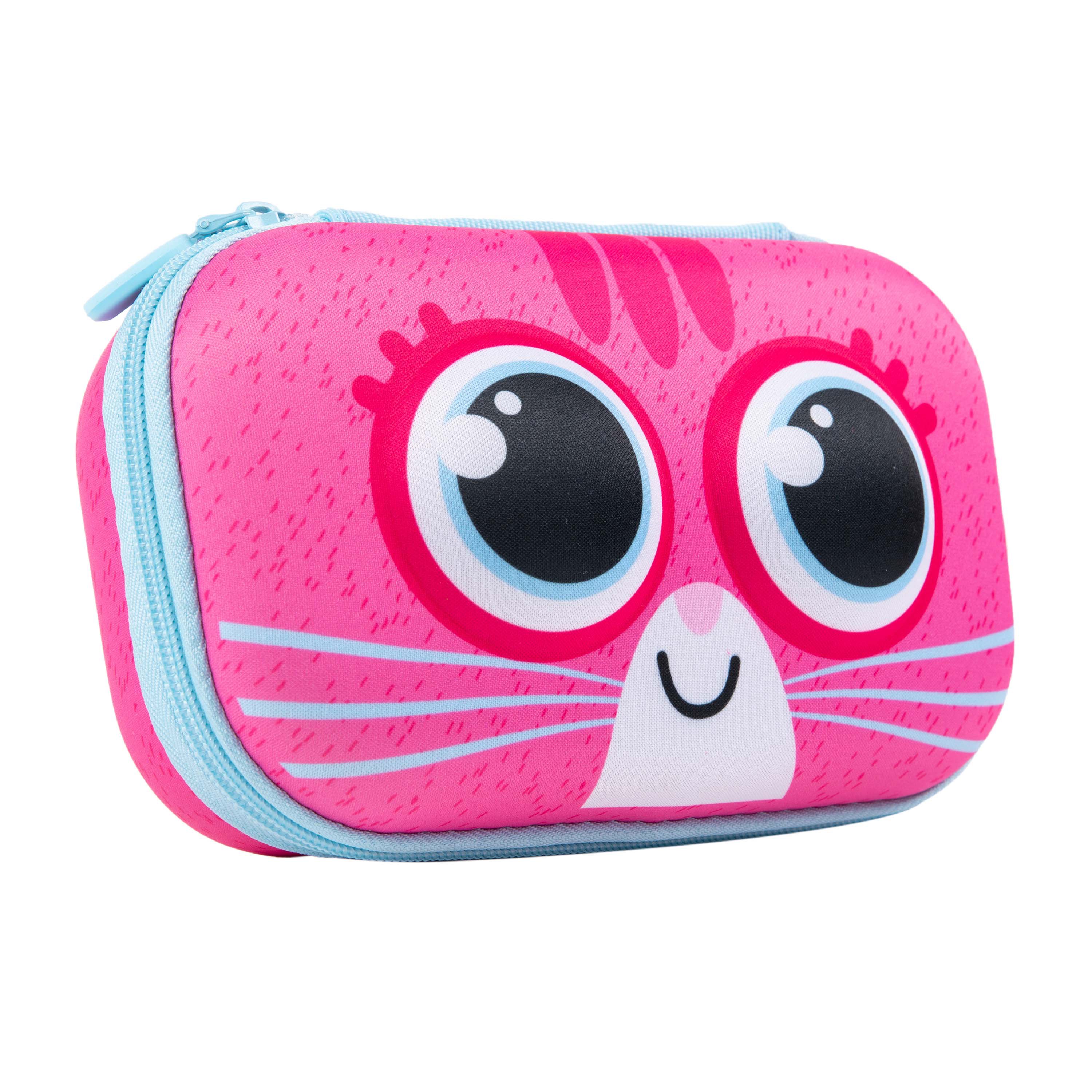 ZIPIT Creature Pencil Box - Pink Cat - Shop Pencil cases at H-E-B