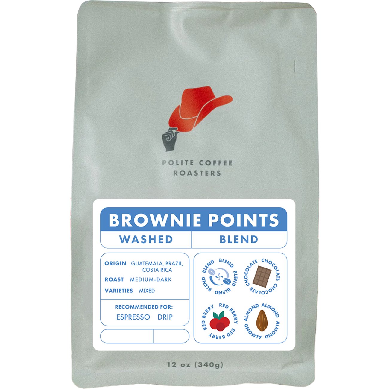 Polite Coffee Roasters Brownie Points Blend Whole Bean - Shop Coffee at ...