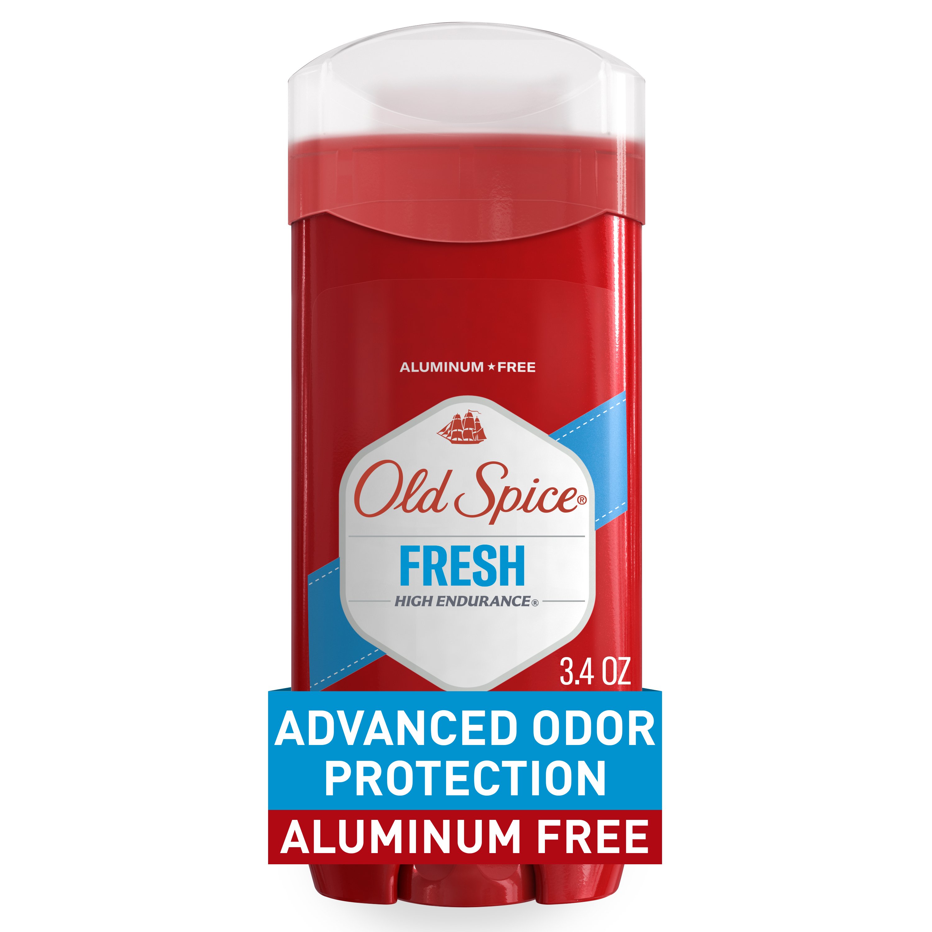 Old Spice Aluminum Free Deodorant for Men, High Endurance Fresh, 3.4 oz ...