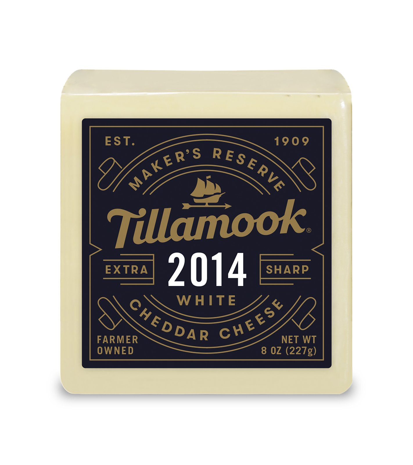 Tillamook 2014 Makers Reserve Extra Sharp White Cheddar Cheese - Shop ...