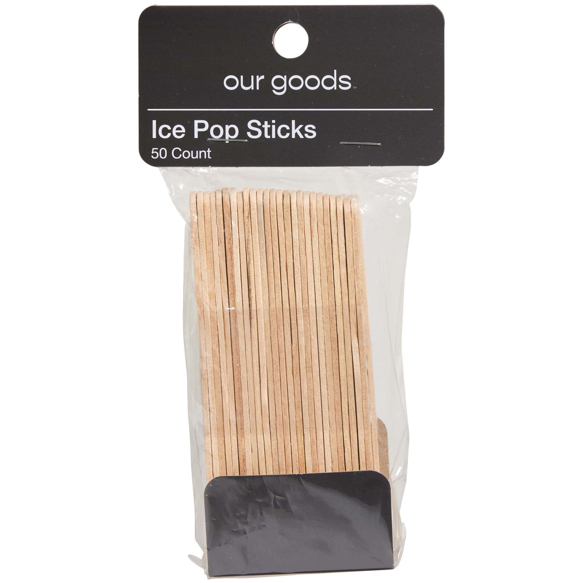 our goods Wooden Popsicle Sticks - Shop Utensils & gadgets at H-E-B