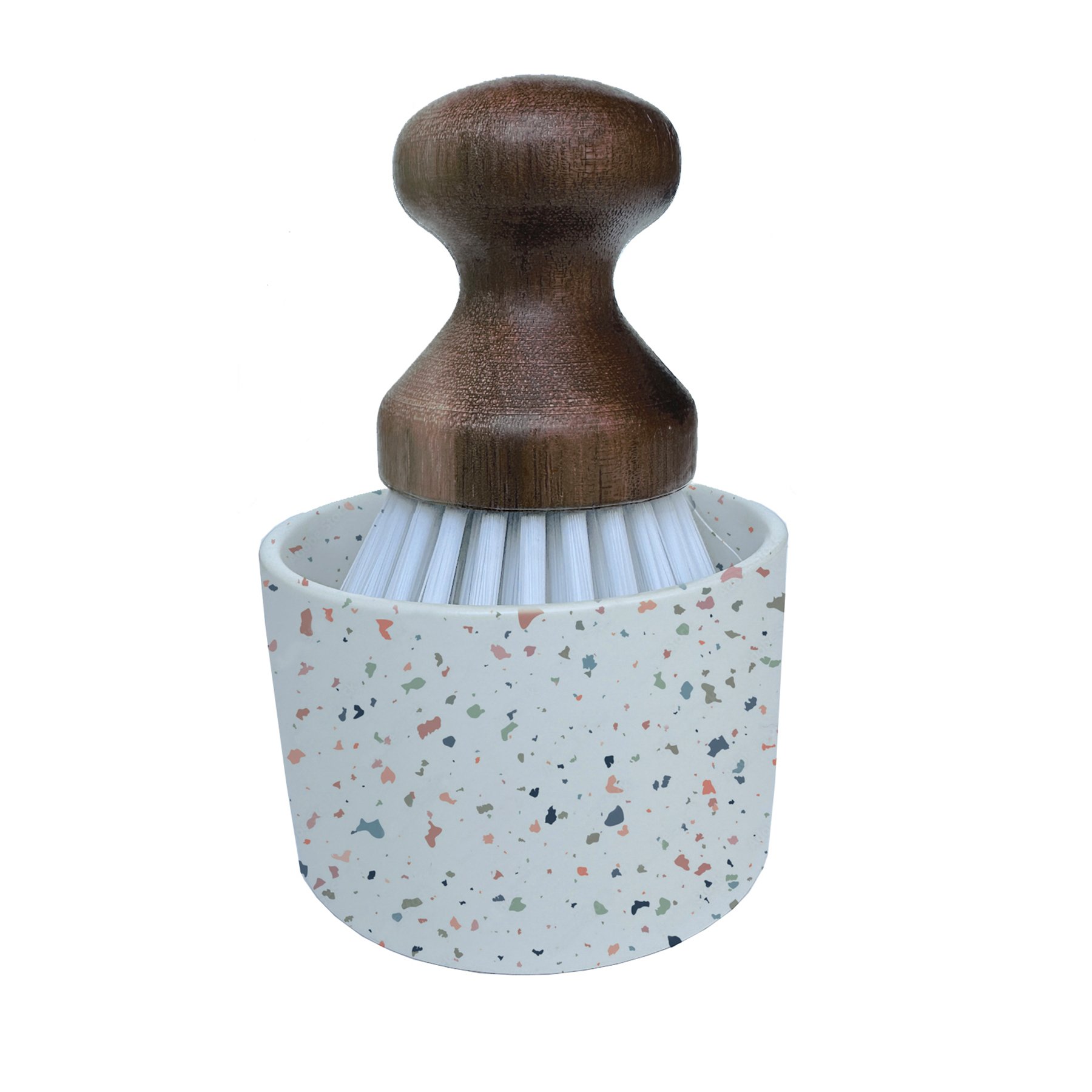 Bright Box Bamboo Palm Brush with Holder - Shop Brushes at H-E-B