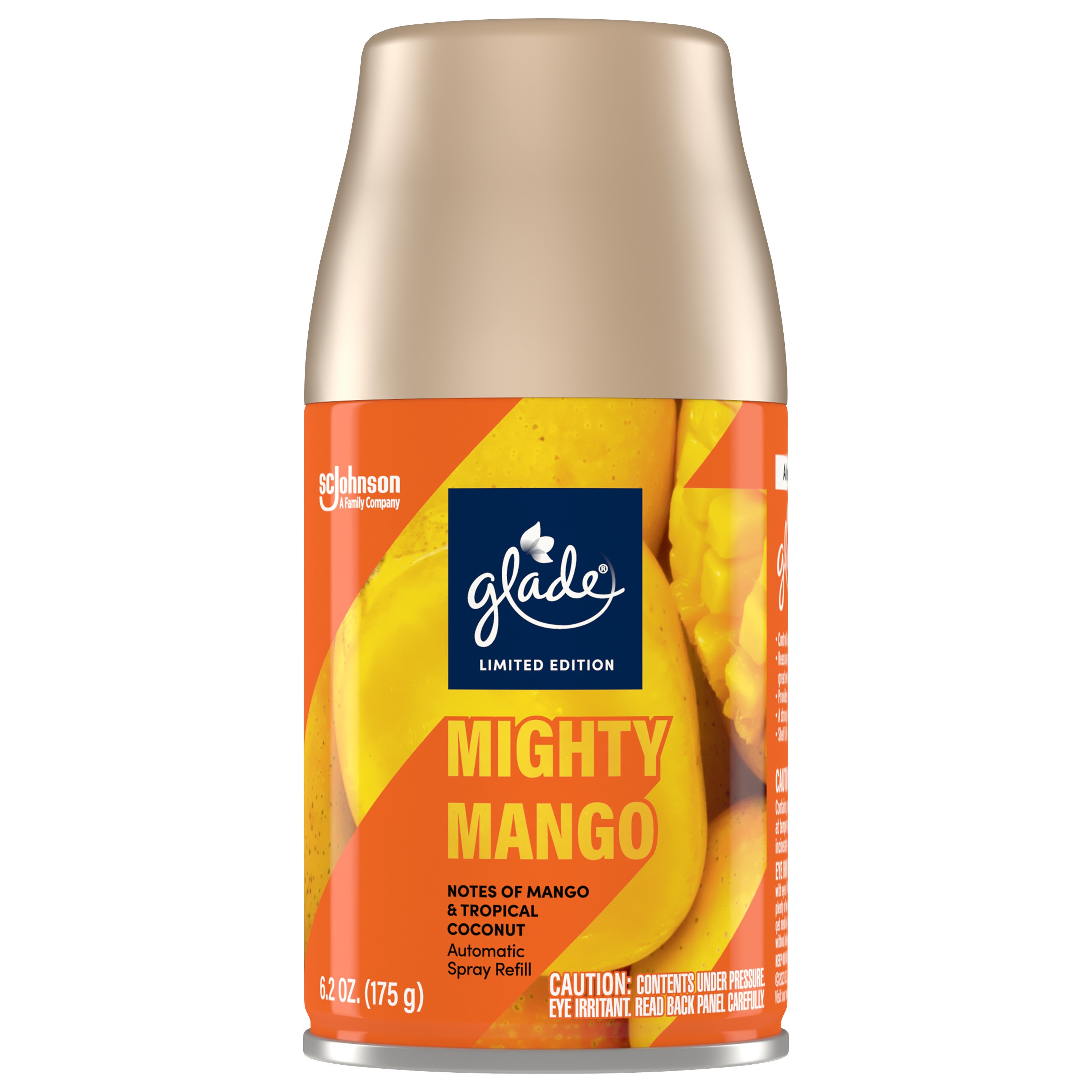 Glade Automatic Spray Air Freshener, Mighty Mango Limited Edition, 6.2 ... Glade Automatic Spray Air Freshener, Mighty Mango Limited Edition, 6.2 ...