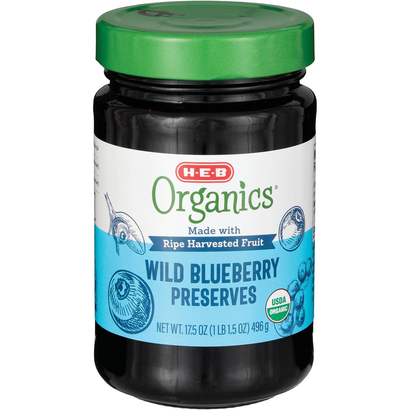 H-E-B Organics Wild Blueberry Preserves - Shop Jelly & jam at H-E-B