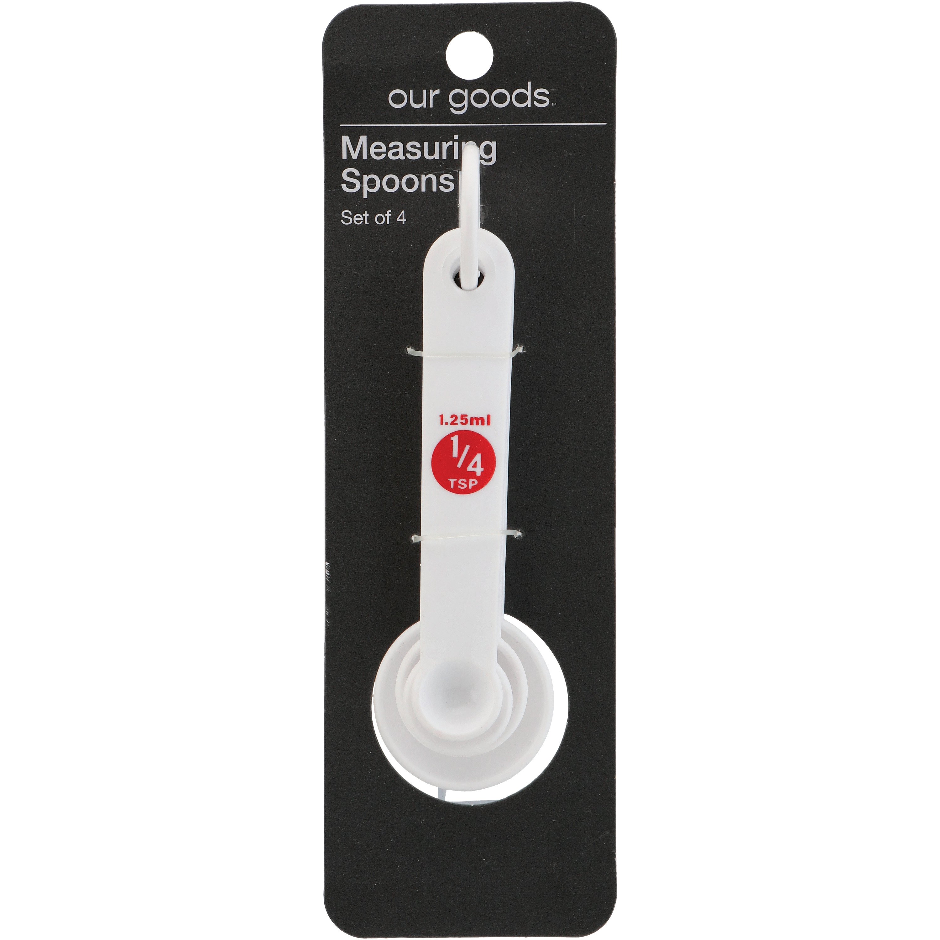 our goods Measuring Spoon Set - Shop Utensils & gadgets at H-E-B