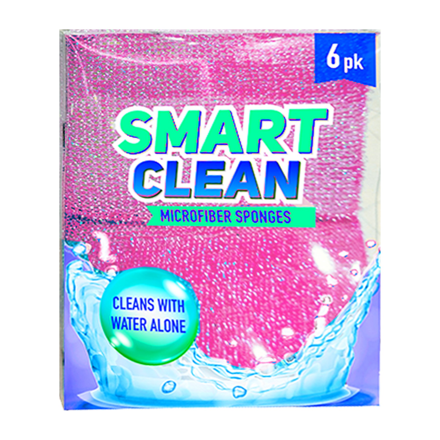 Bright Box Smart Clean Microfiber Sponges - Pink - Shop Sponges ...