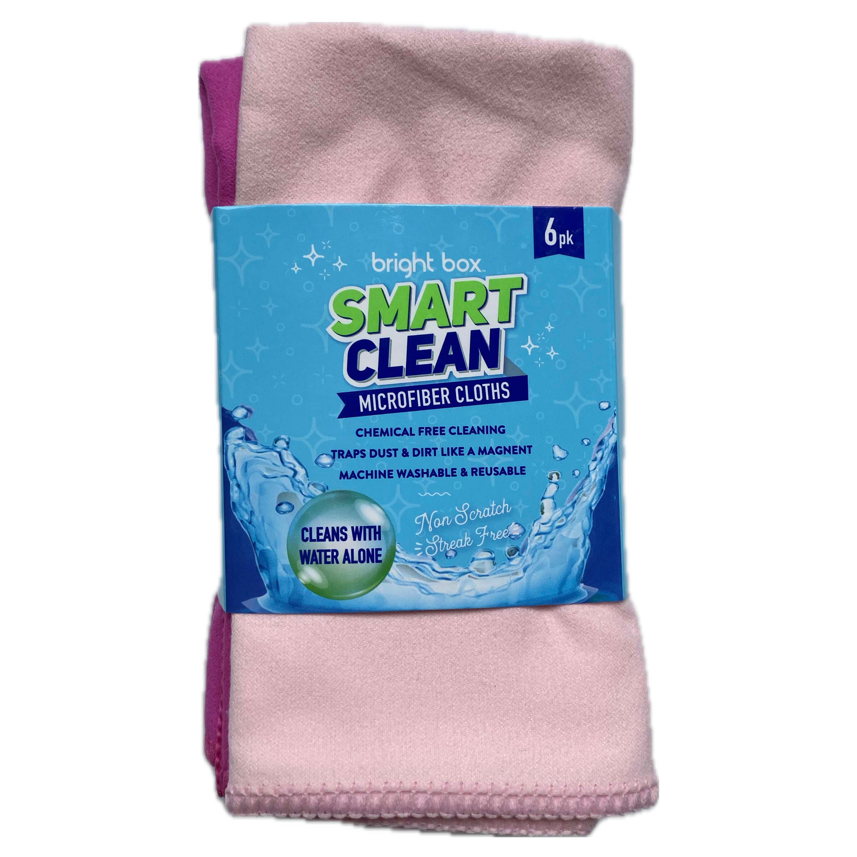 Bright Box Smart Clean Microfiber Cloths - Pink - Shop Cleaning cloths ...