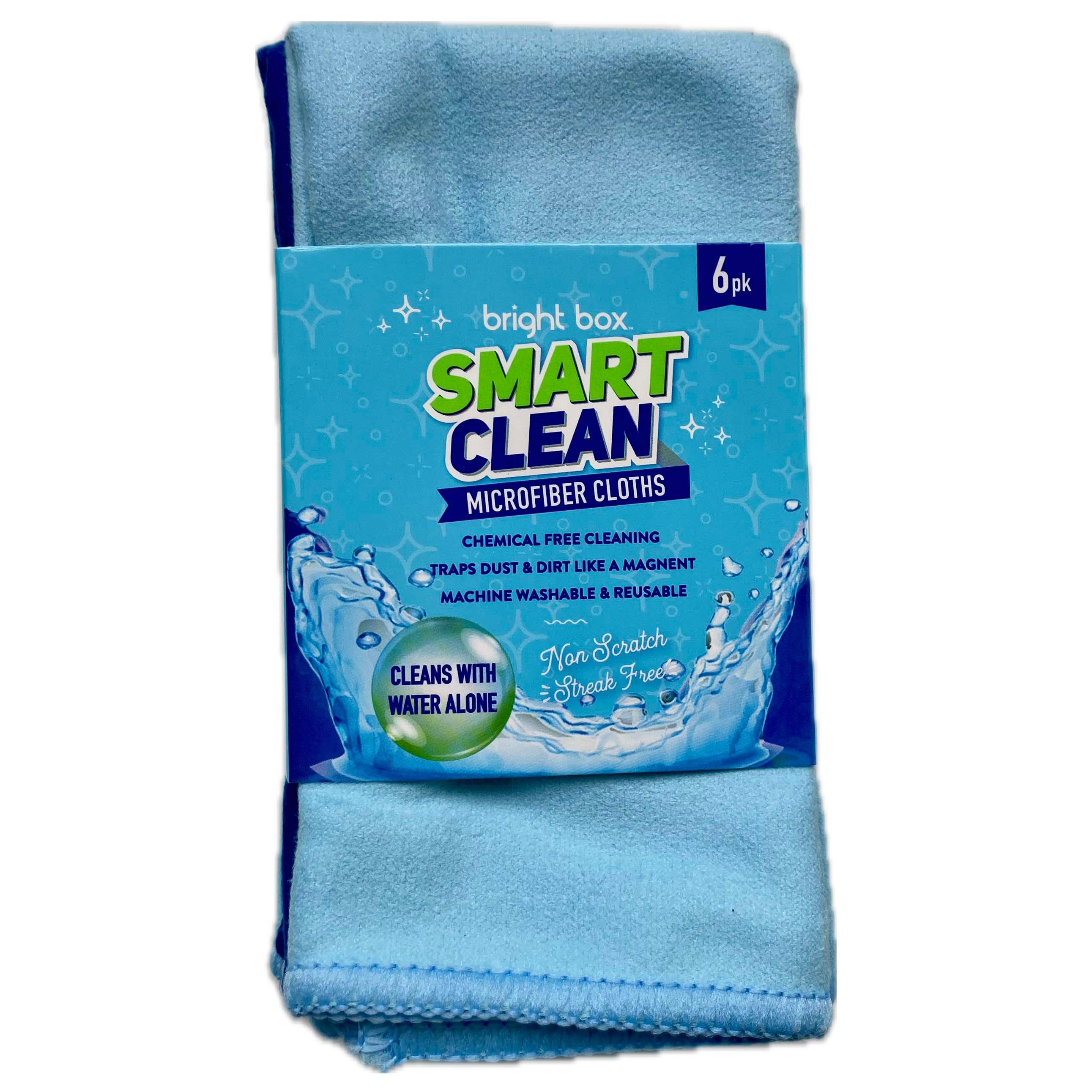 Bright Box Smart Clean Microfiber Cloths - Blue - Shop Cleaning cloths ...