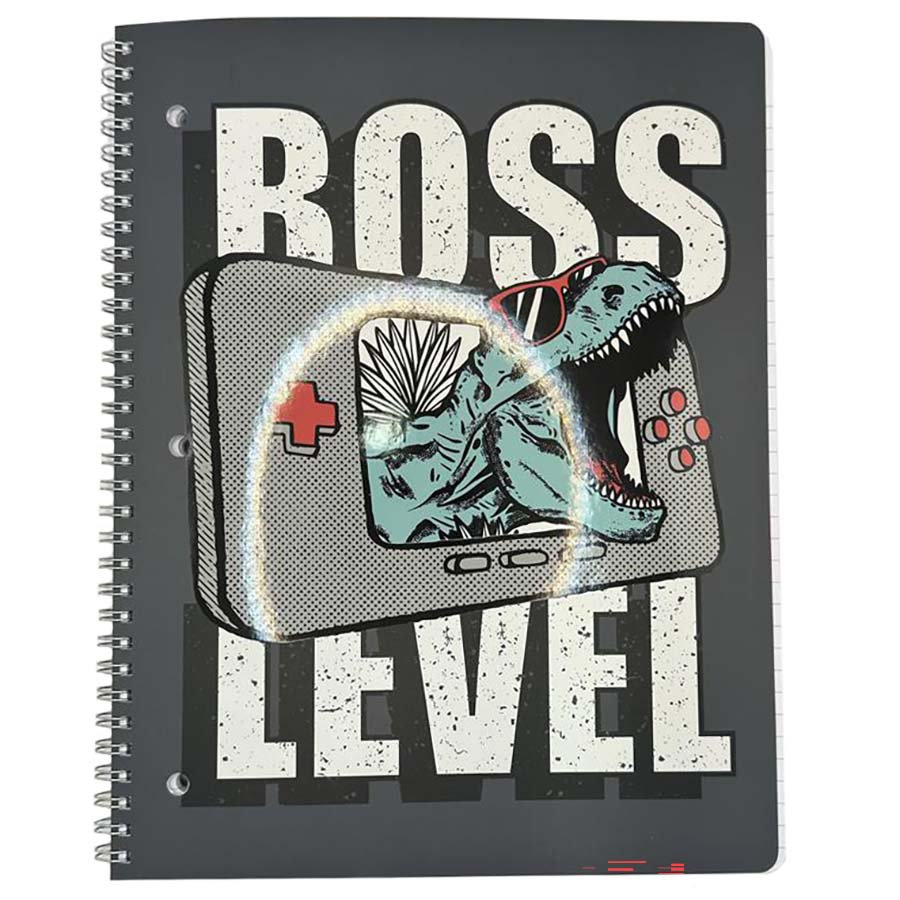 Eccolo Boss Level Wide Ruled Spiral Notebook - Shop Notebooks at H-E-B