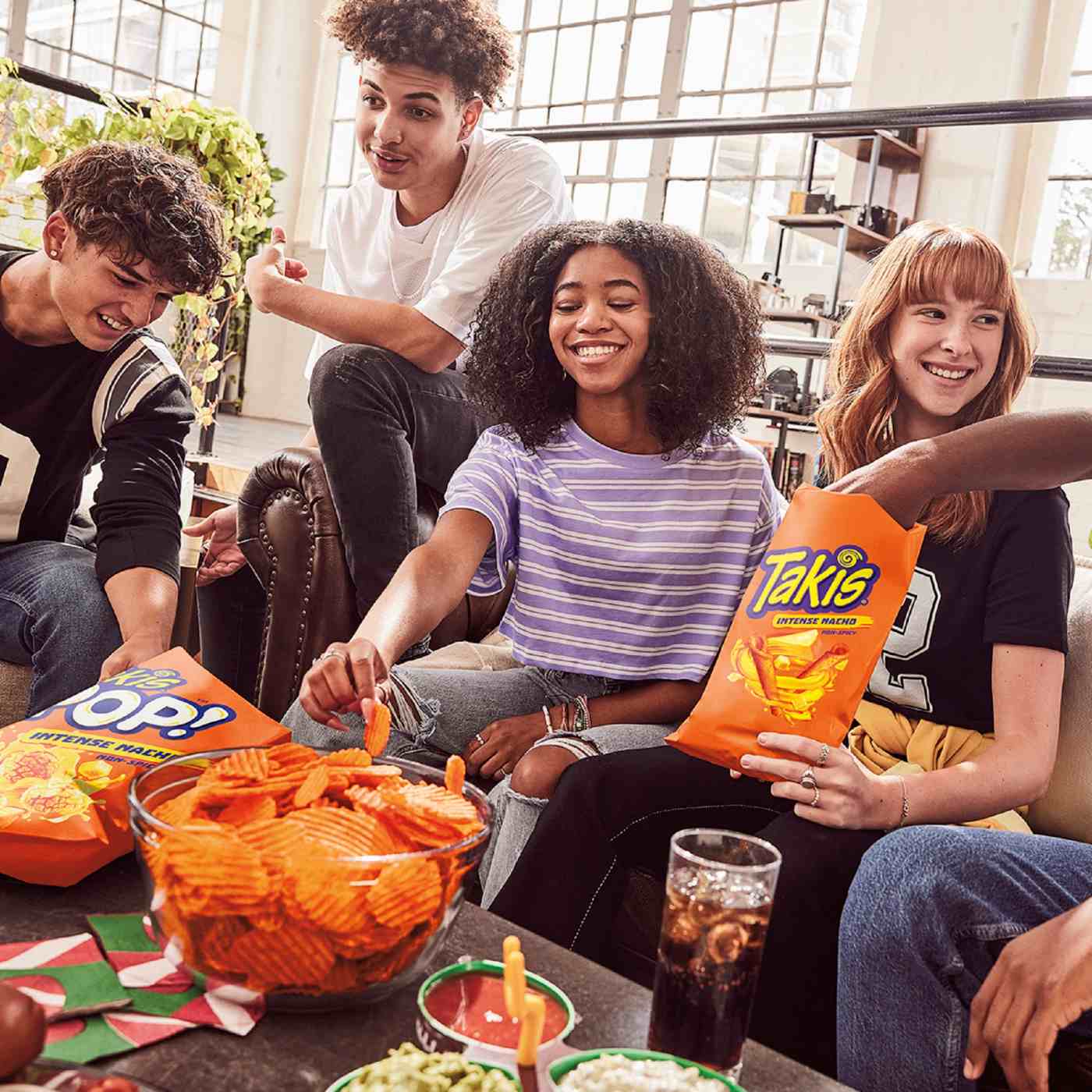 Takis Intense Nacho Rolled Tortilla Chips - Shop Chips at H-E-B