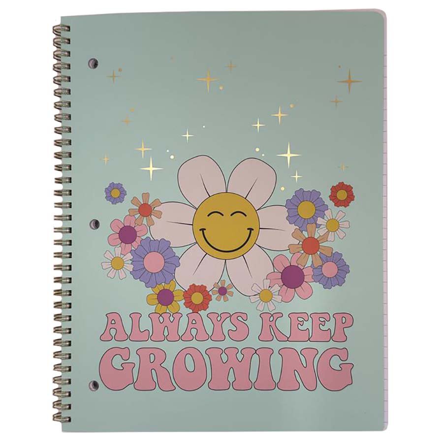 Eccolo Always Keep Growing Wide Ruled Spiral Notebook - Shop Notebooks ...