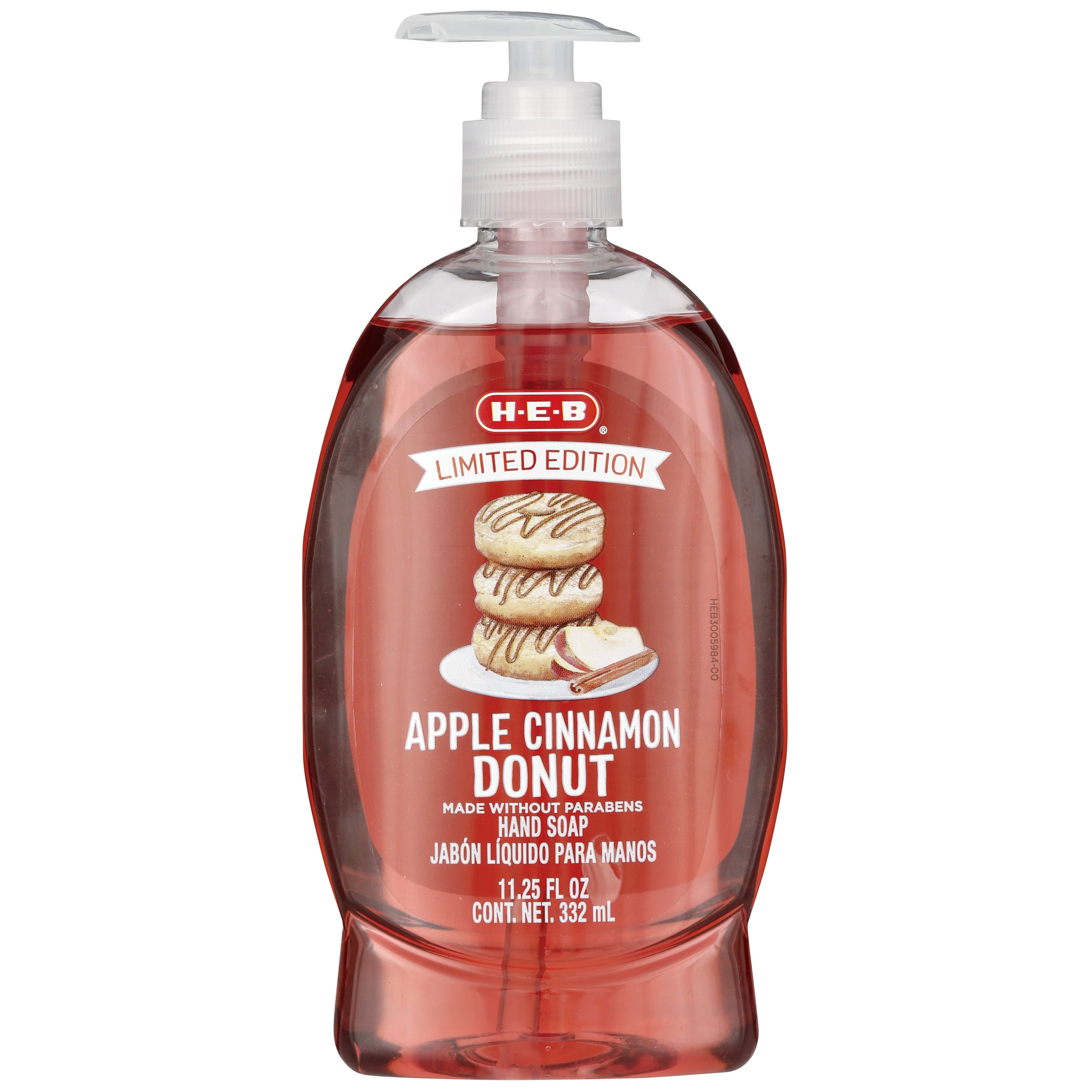 H-E-B Limited Edition Fall Hand Soap - Apple Cinnamon Donut - Shop Hand ...