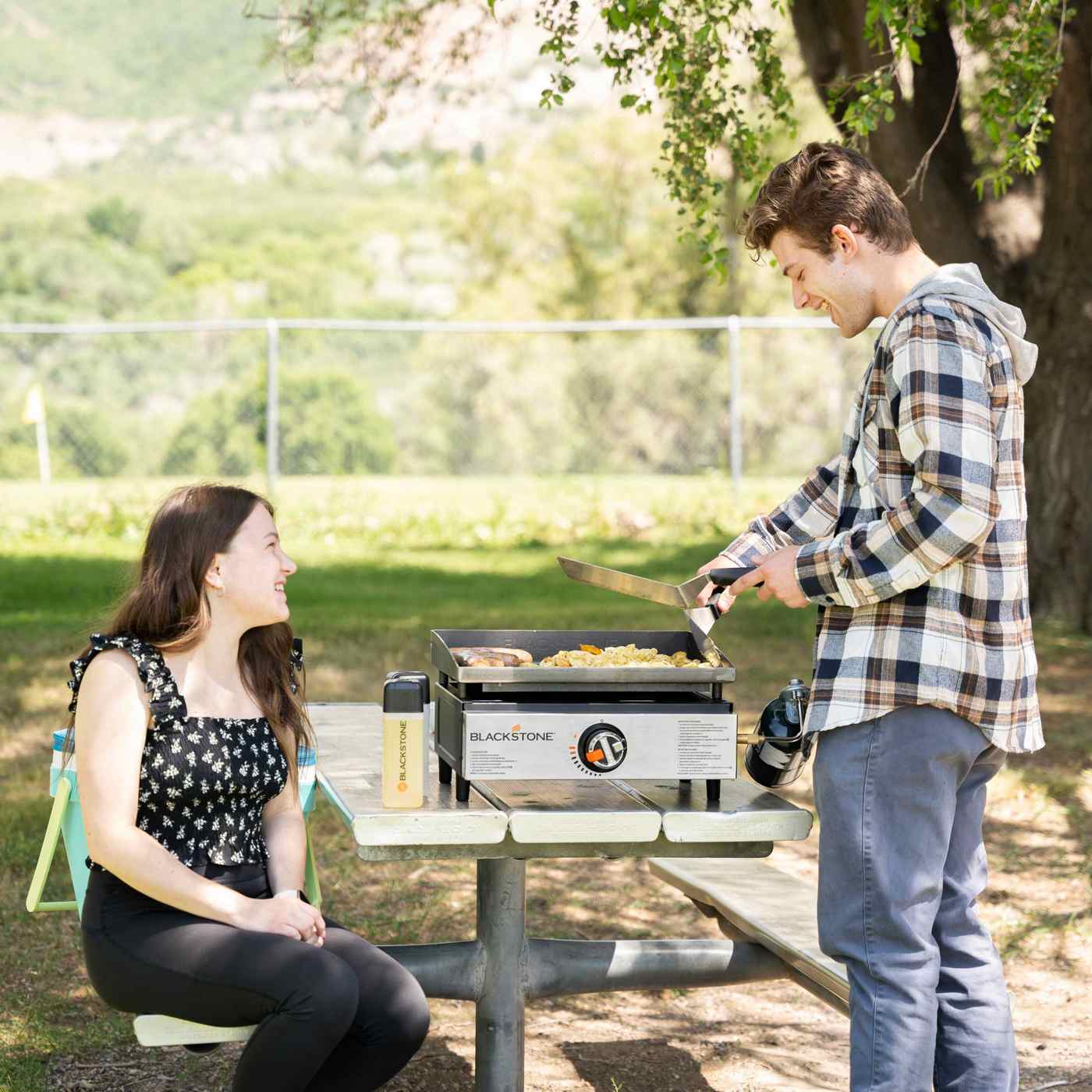 Blackstone Original Tabletop Stainless Griddle - Shop Grills & smokers ...