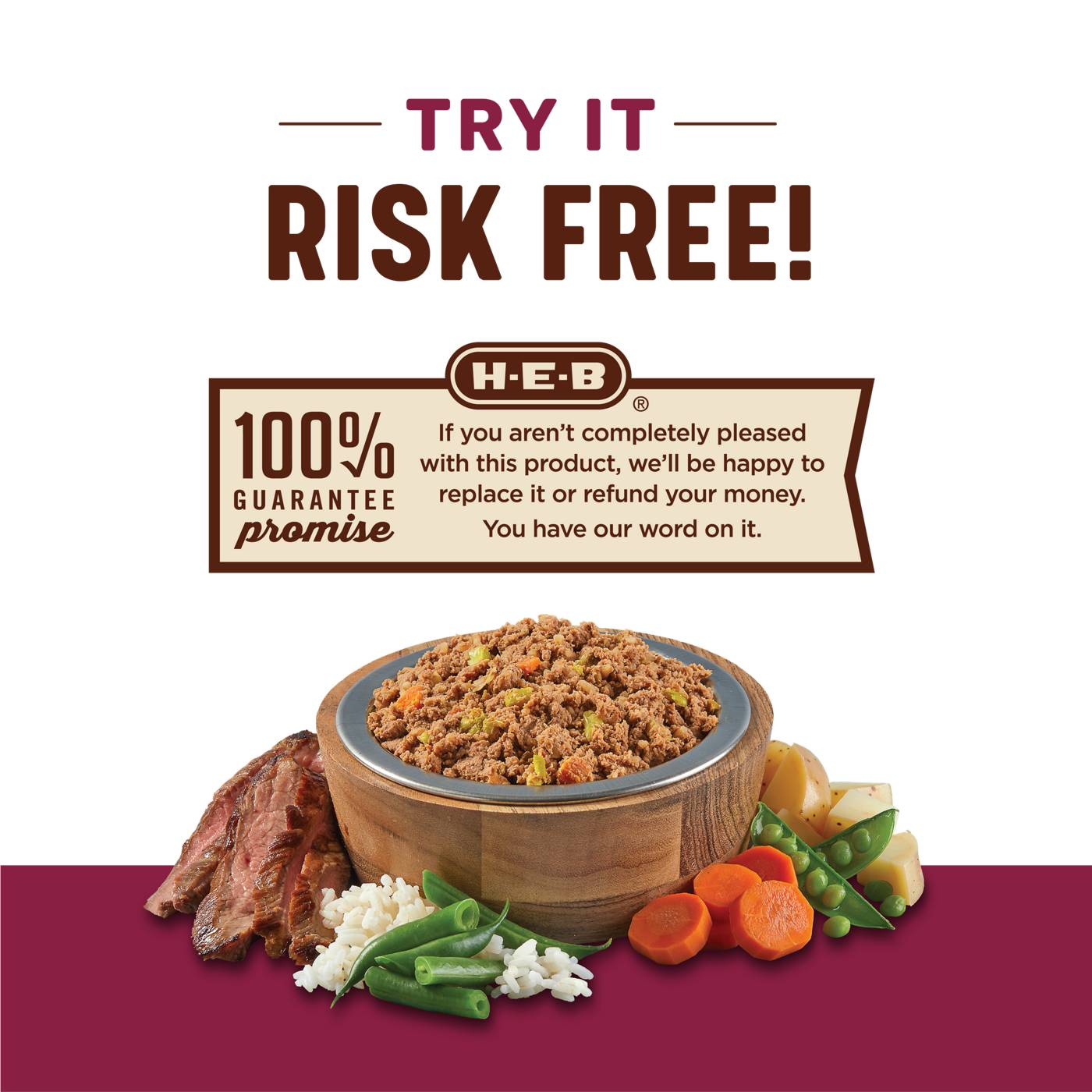 Heritage Ranch by H-E-B Frozen Dog Food Value Pack - Beef & Potatoes ...