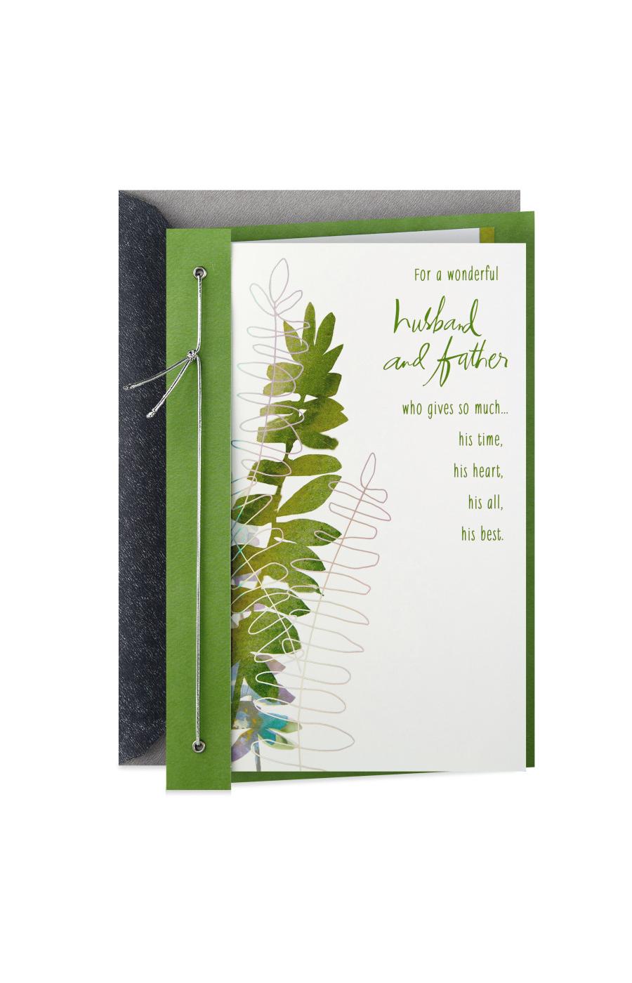 Hallmark For A Wonderful Husband And Father Father's Day Card, S1 ...