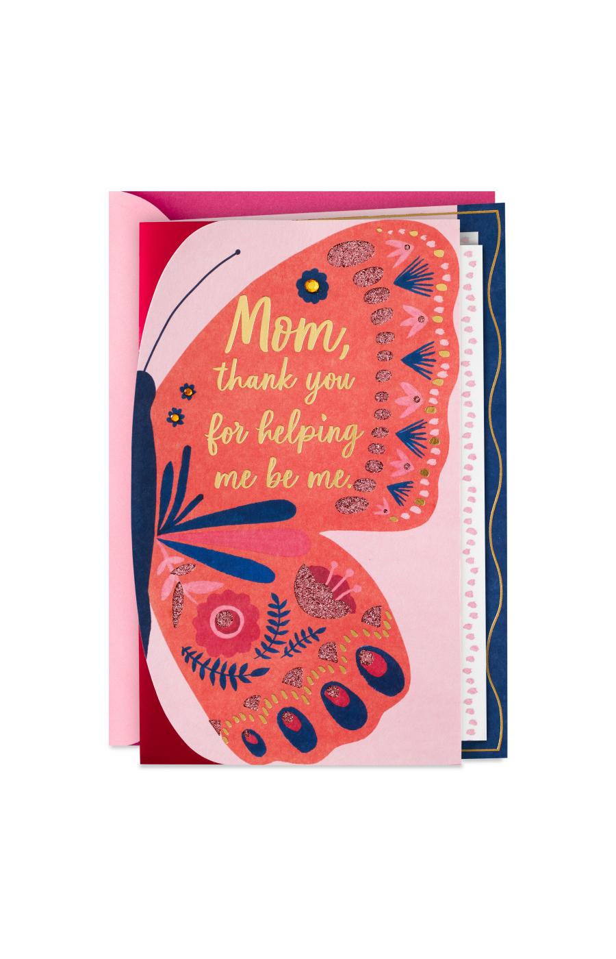 Hallmark Thank You for Helping Me Be Me Mothers Day Card, S3 - Shop ...