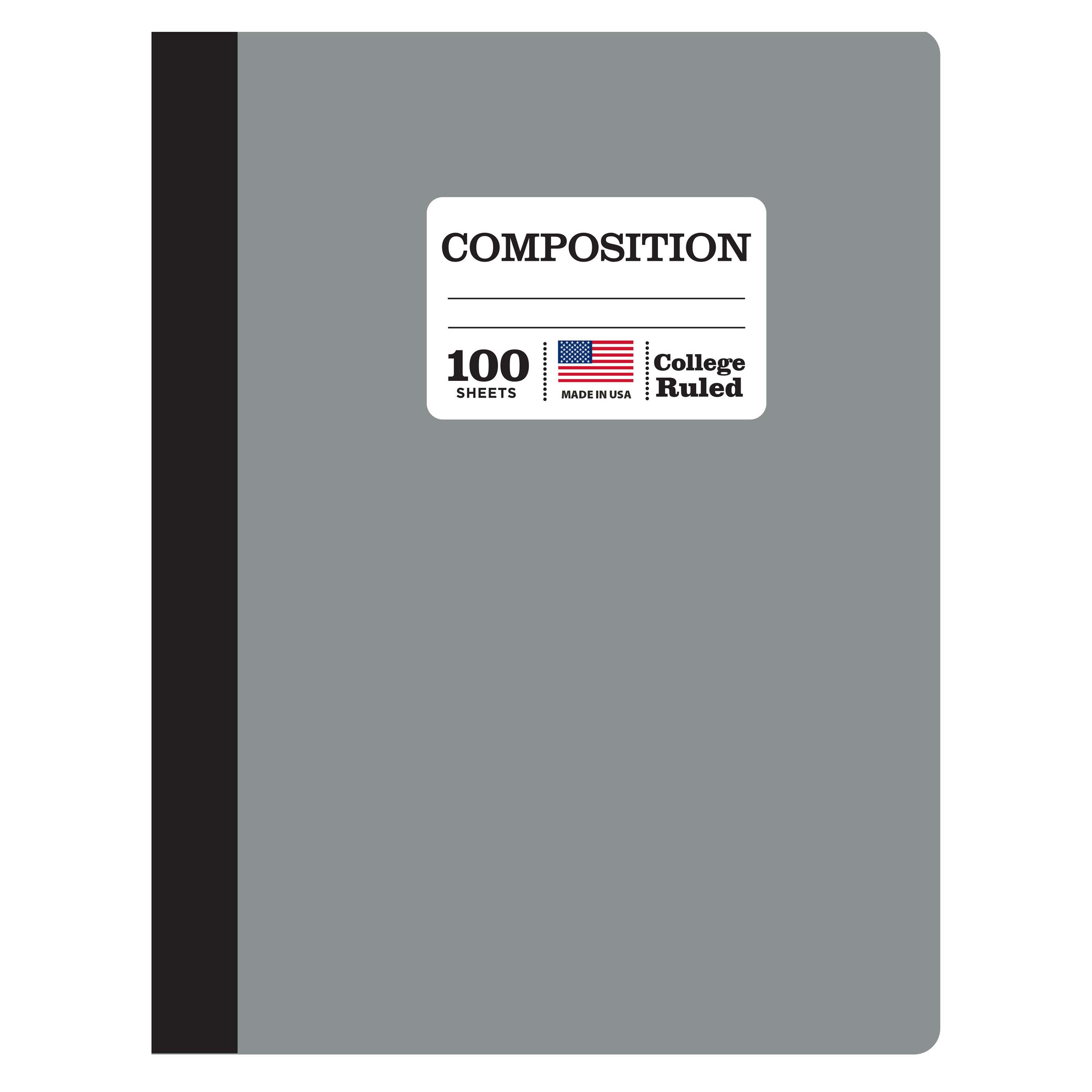 Norcom Collage Ruled Composition Notebook - Silver - Shop Notebooks at ...