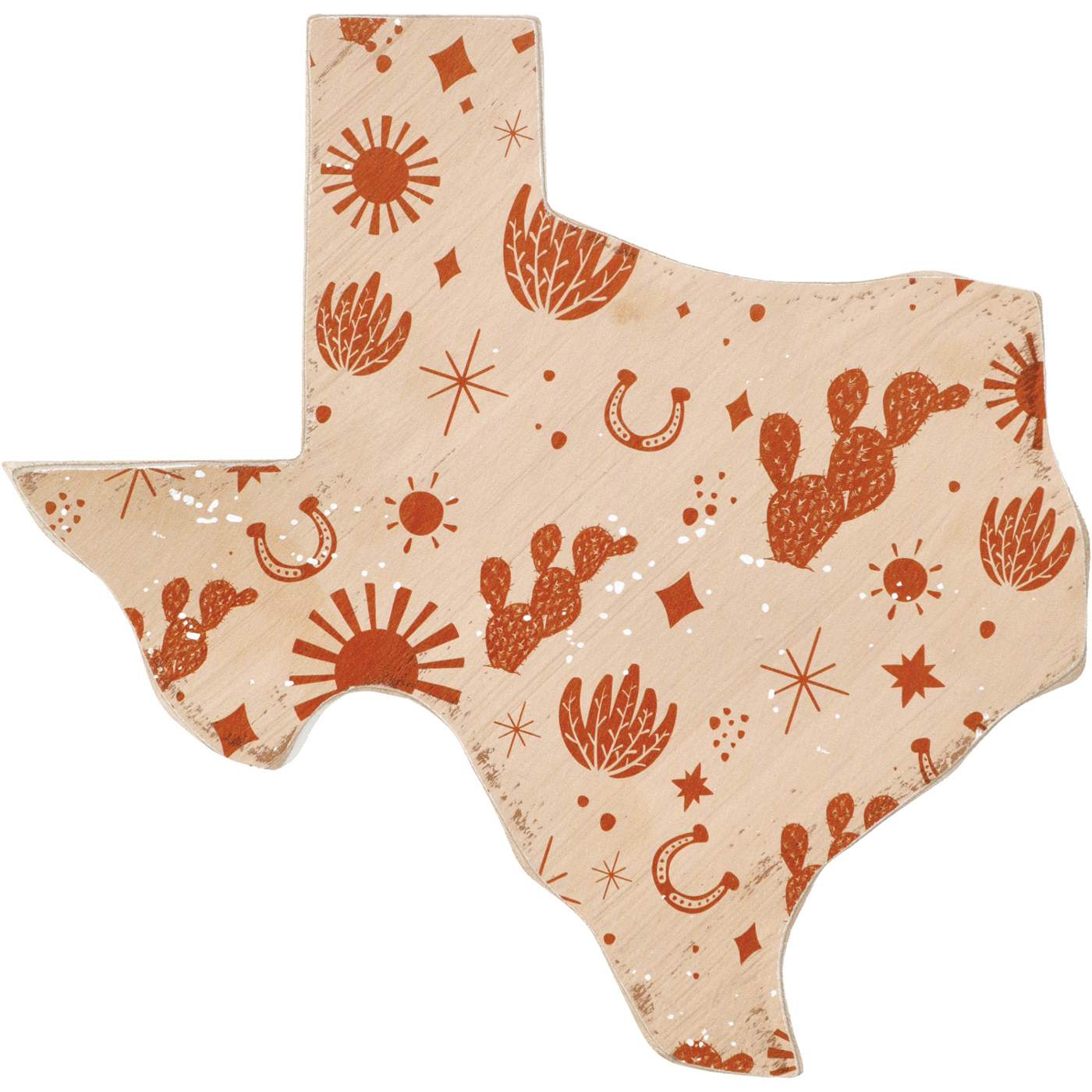 Texas Proud Texas Die Cut Wooden Block Tabletop Decor - Shop Seasonal ...