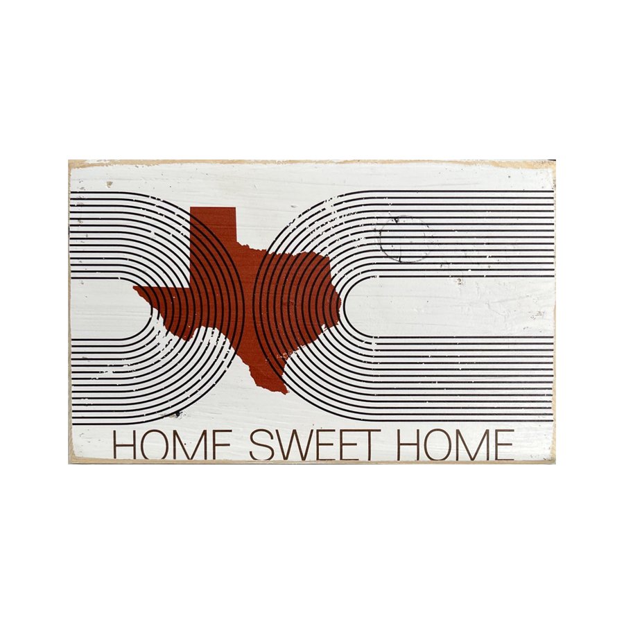 Texas Proud Home Sweet Home Wooden Block Tabletop Decor - Shop Seasonal ...