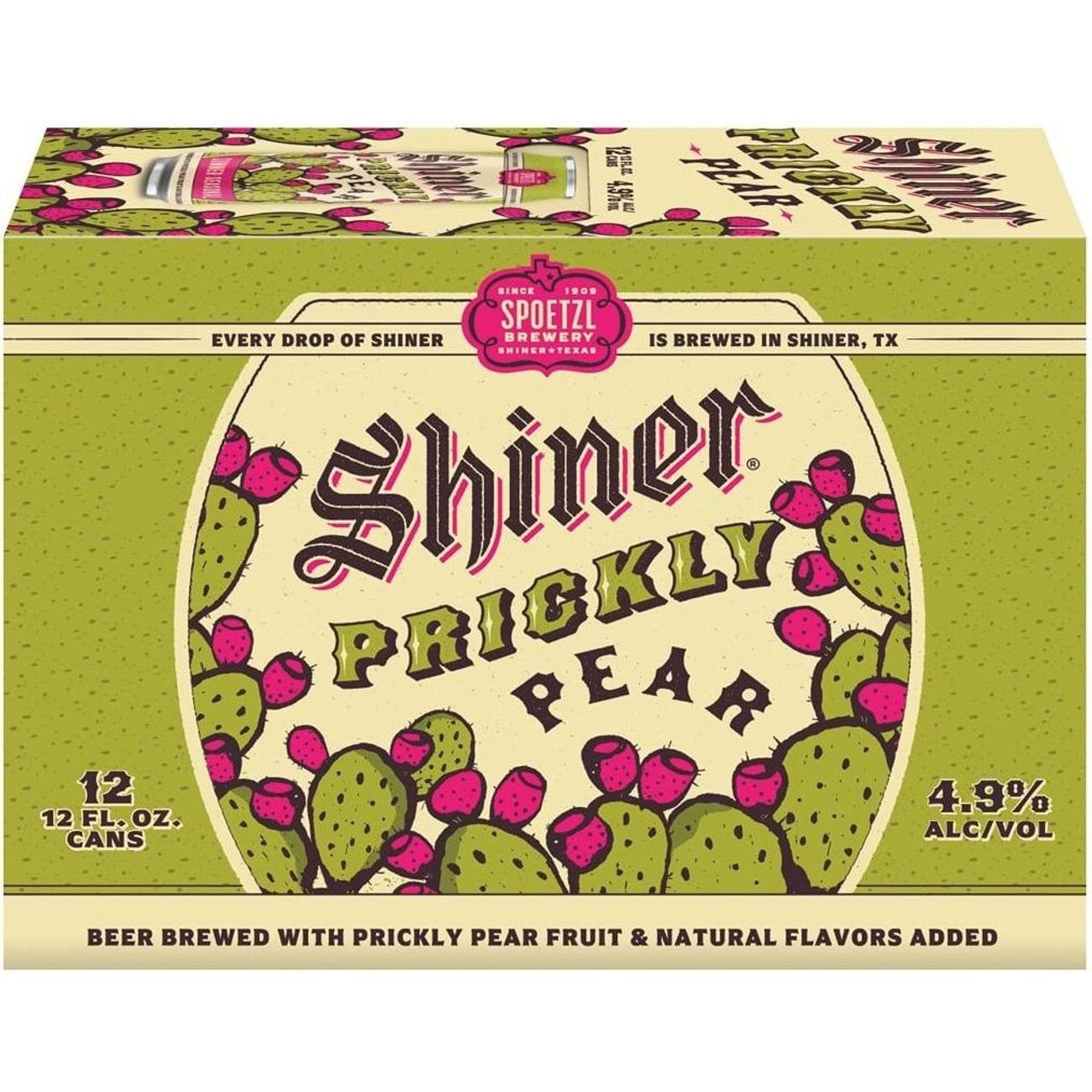 Shiner Craft Beer Prickly Pear 12 pk Cans - Shop Beer at H-E-B