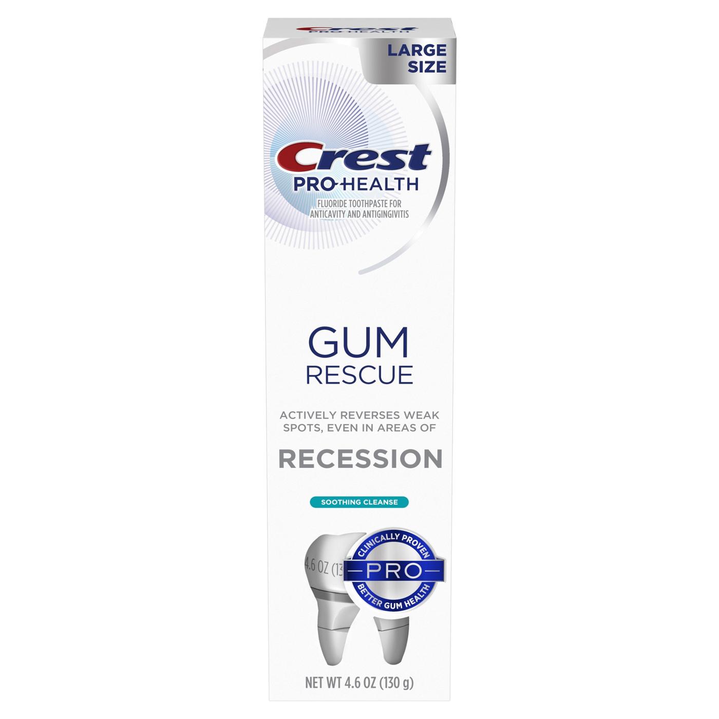 Crest Pro Health Gum Rescue Recession Toothpaste - Soothing Cleanse ...