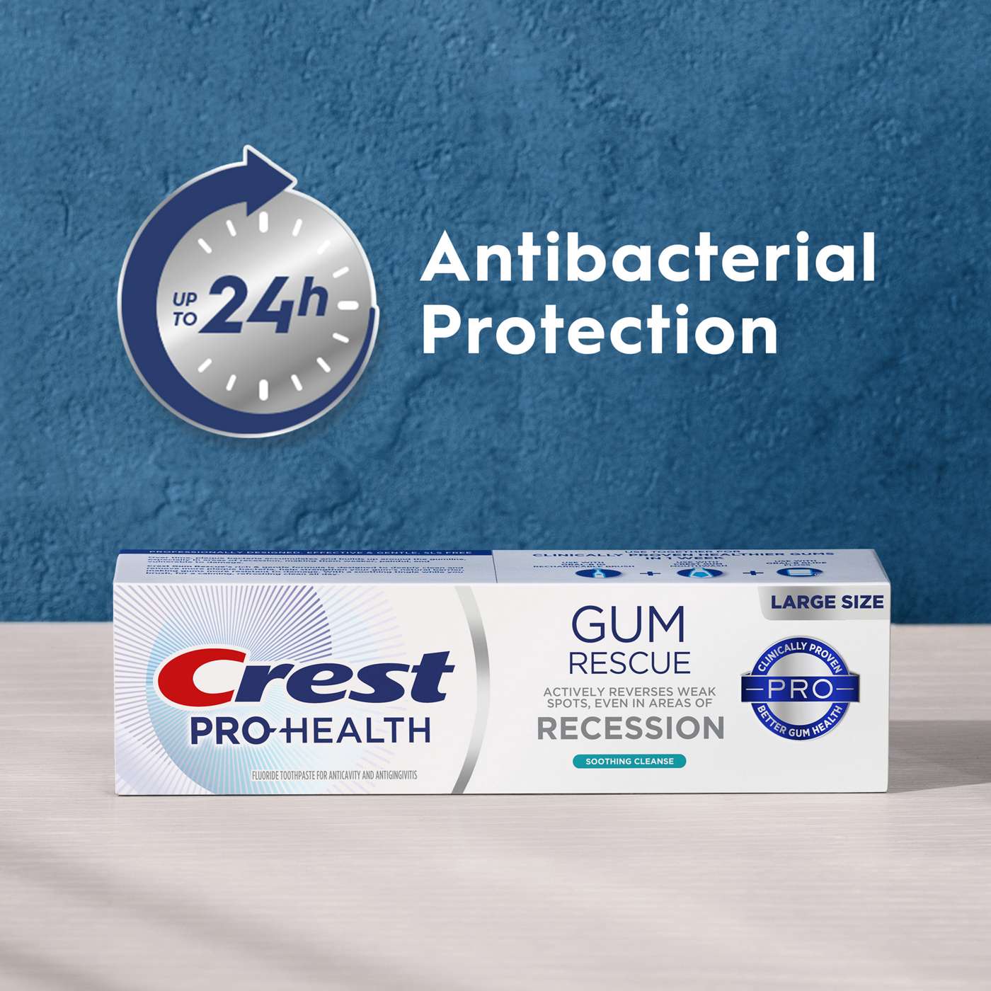 Crest Pro Health Gum Rescue Recession Toothpaste - Soothing Cleanse ...