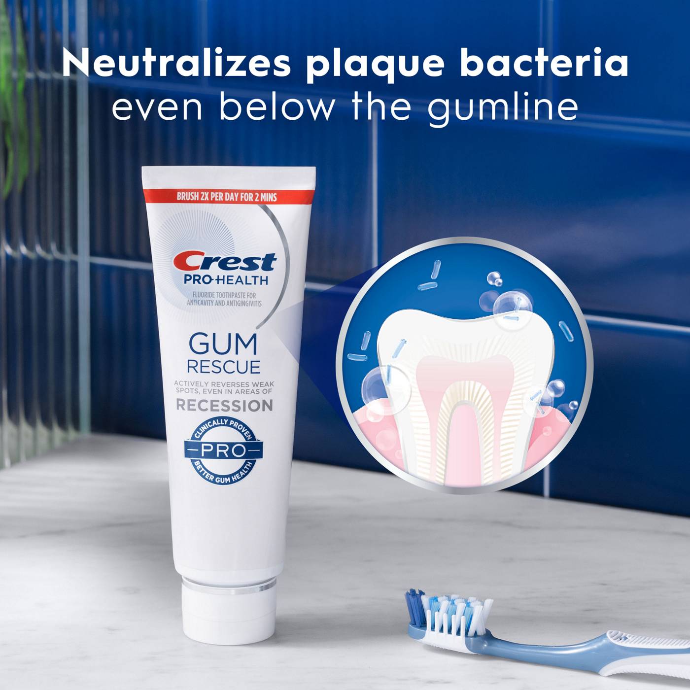 Crest Pro Health Gum Rescue Recession Toothpaste - Soothing Cleanse - Shop Toothpaste at H-E-B