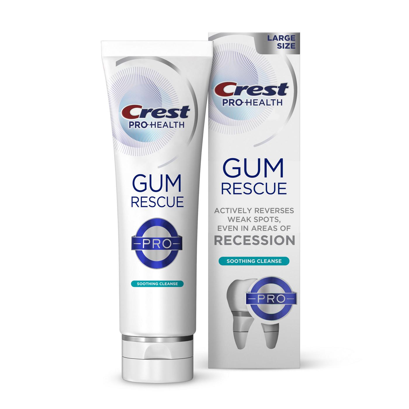 Crest Pro Health Gum Rescue Recession Toothpaste - Soothing Cleanse ...