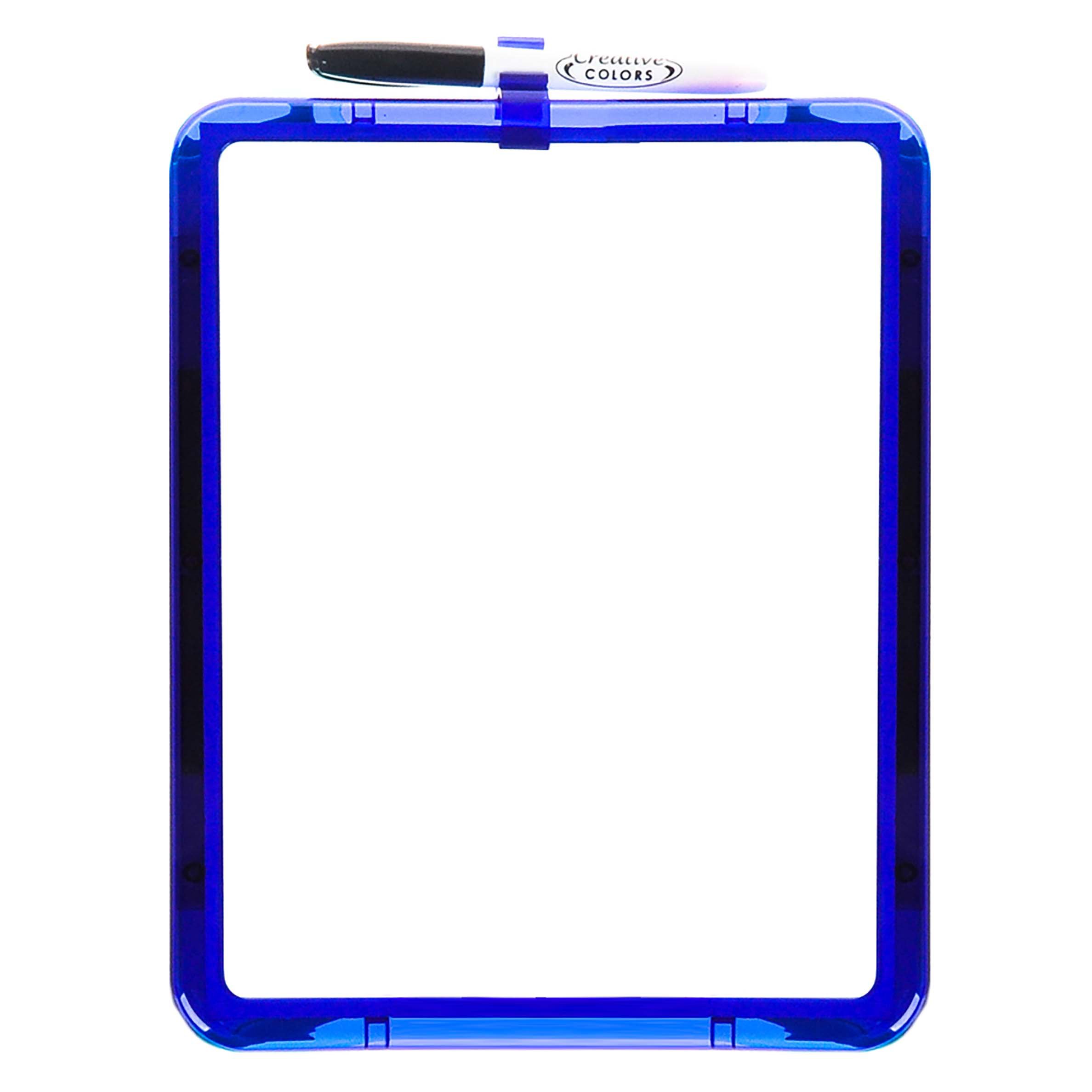 Carolina Pad Blue Frame Dry Erase Board with Marker - Shop Bulletin ...