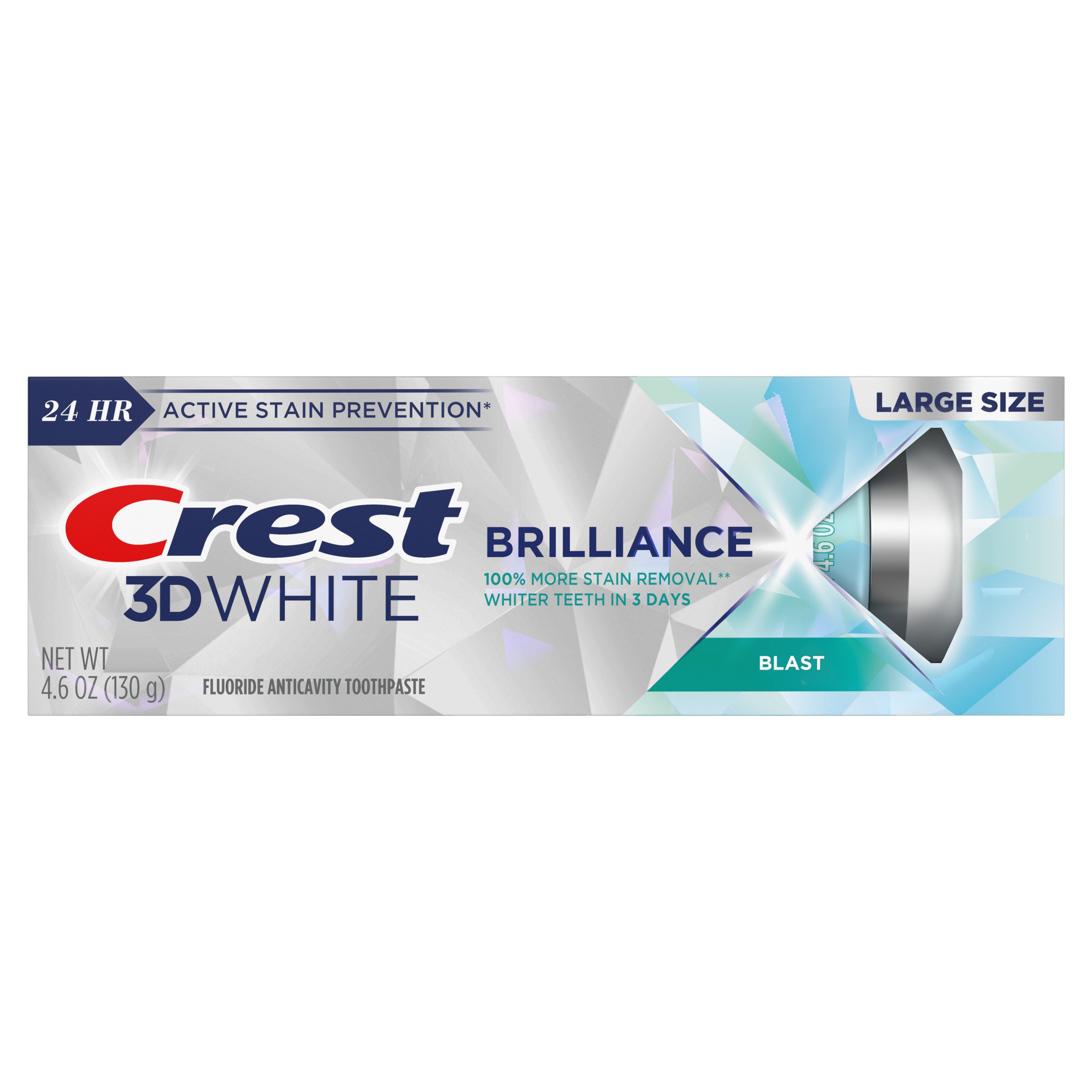 Crest 3D White Brilliance Toothpaste - Blast - Shop Toothpaste at H-E-B
