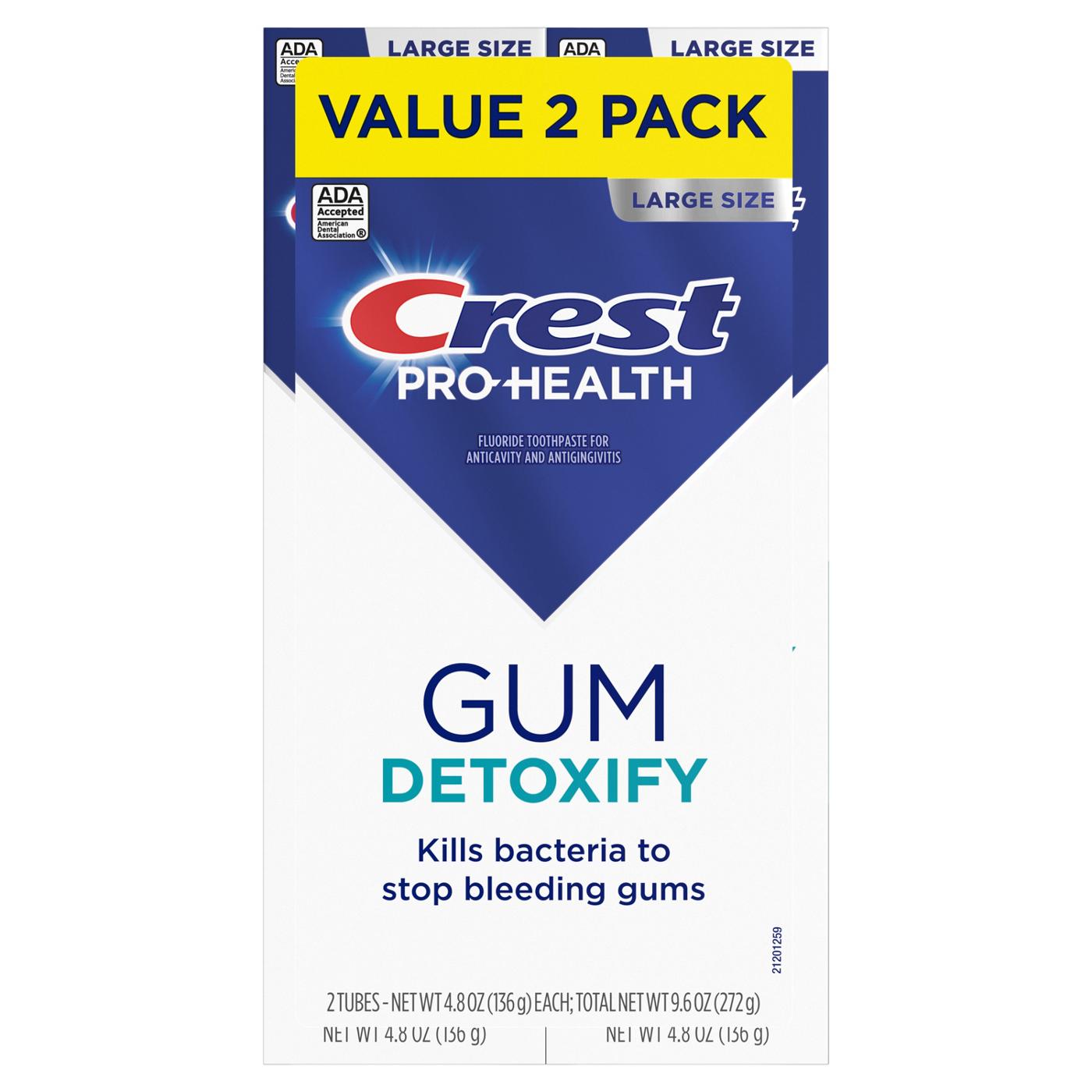 Crest Pro Health Gum Detoxify Toothpaste - Deep Clean, 2 pk - Shop ...
