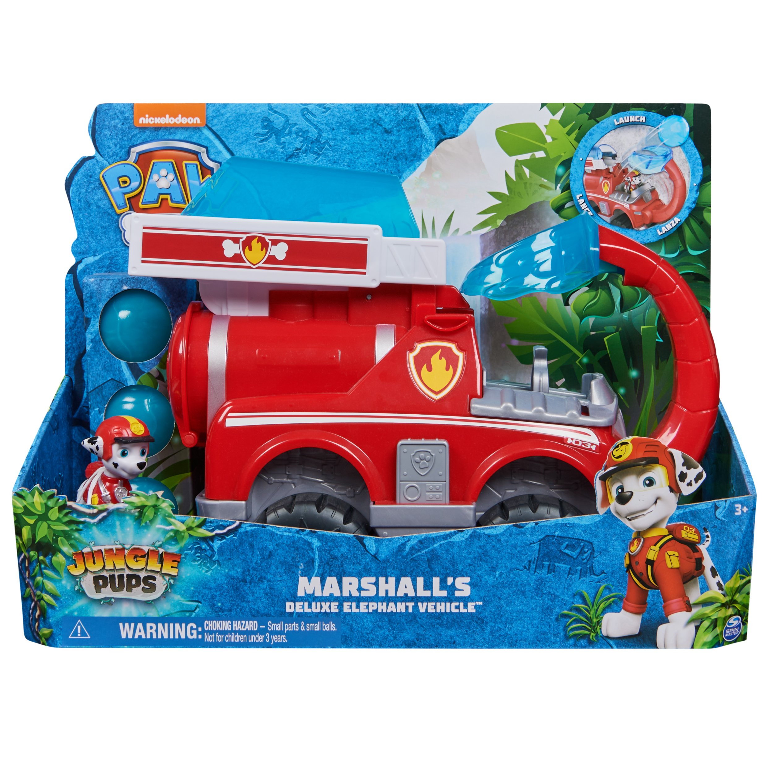 Paw Patrol Jungle Pups Marshall's Deluxe Elephant Vehicle - Shop Toy ...