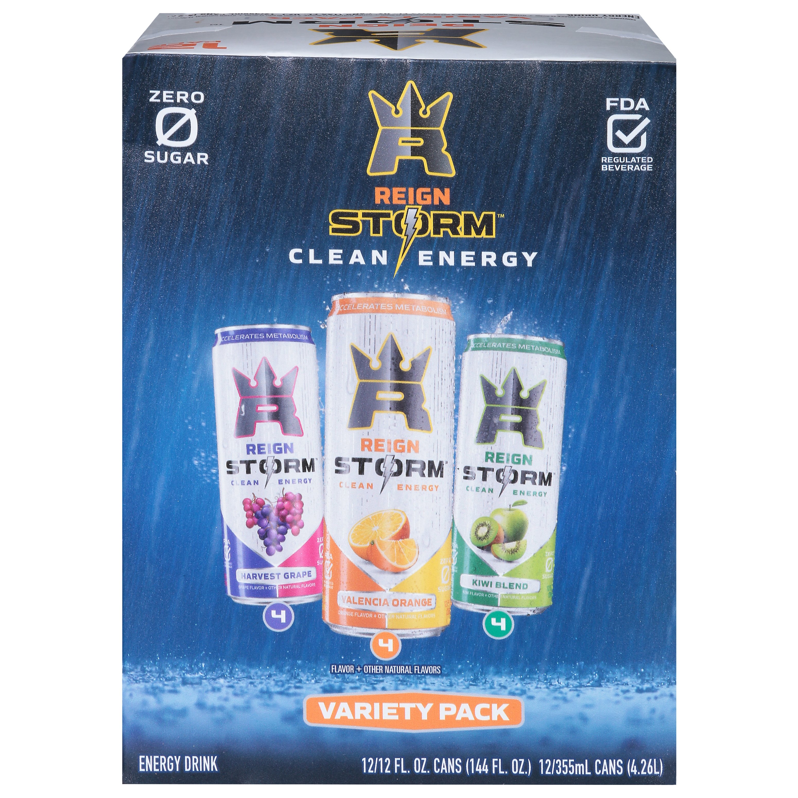 Reign Storm Clean Energy 12 pk Cans - Variety Pack - Shop Diet ...