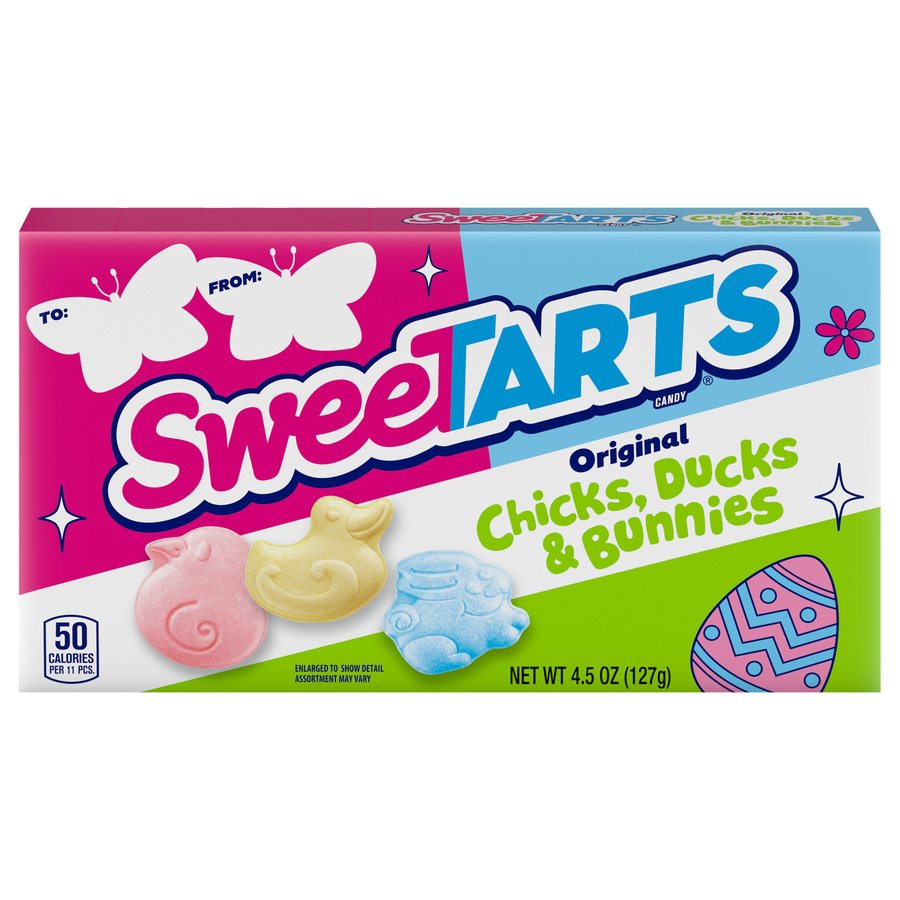 SweeTARTS Chicks Ducks & Bunnies Easter Candy Theater Box - Shop Candy ...