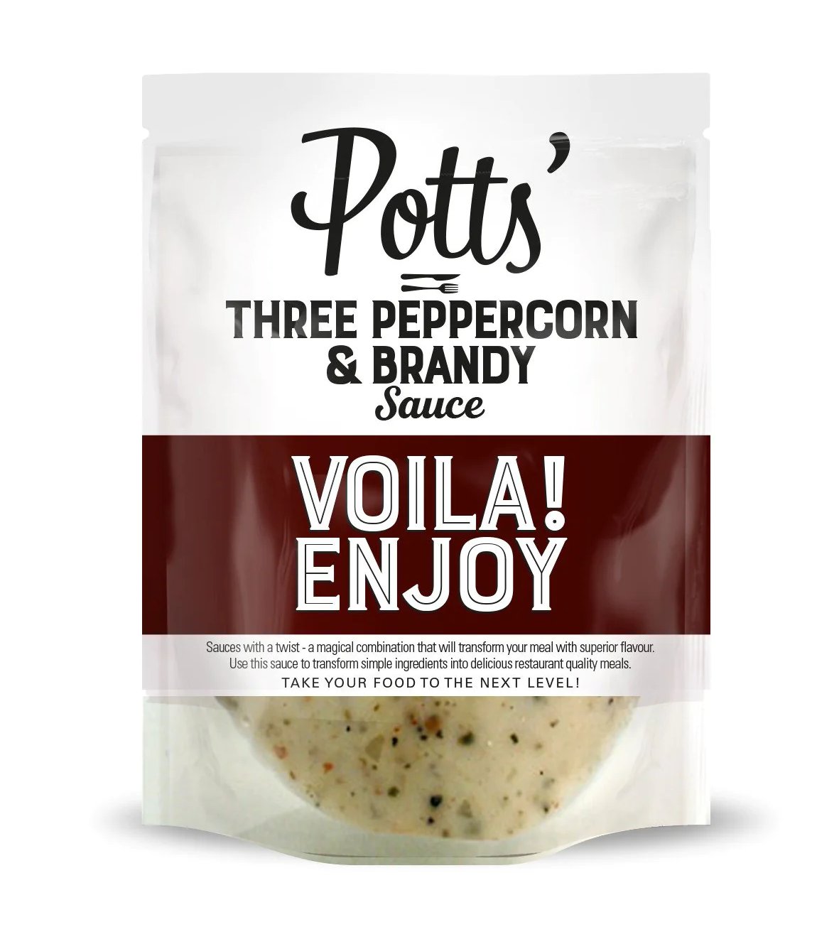 Potts' Three Peppercorn Sauce with Brandy, 250 g | Central Market ...